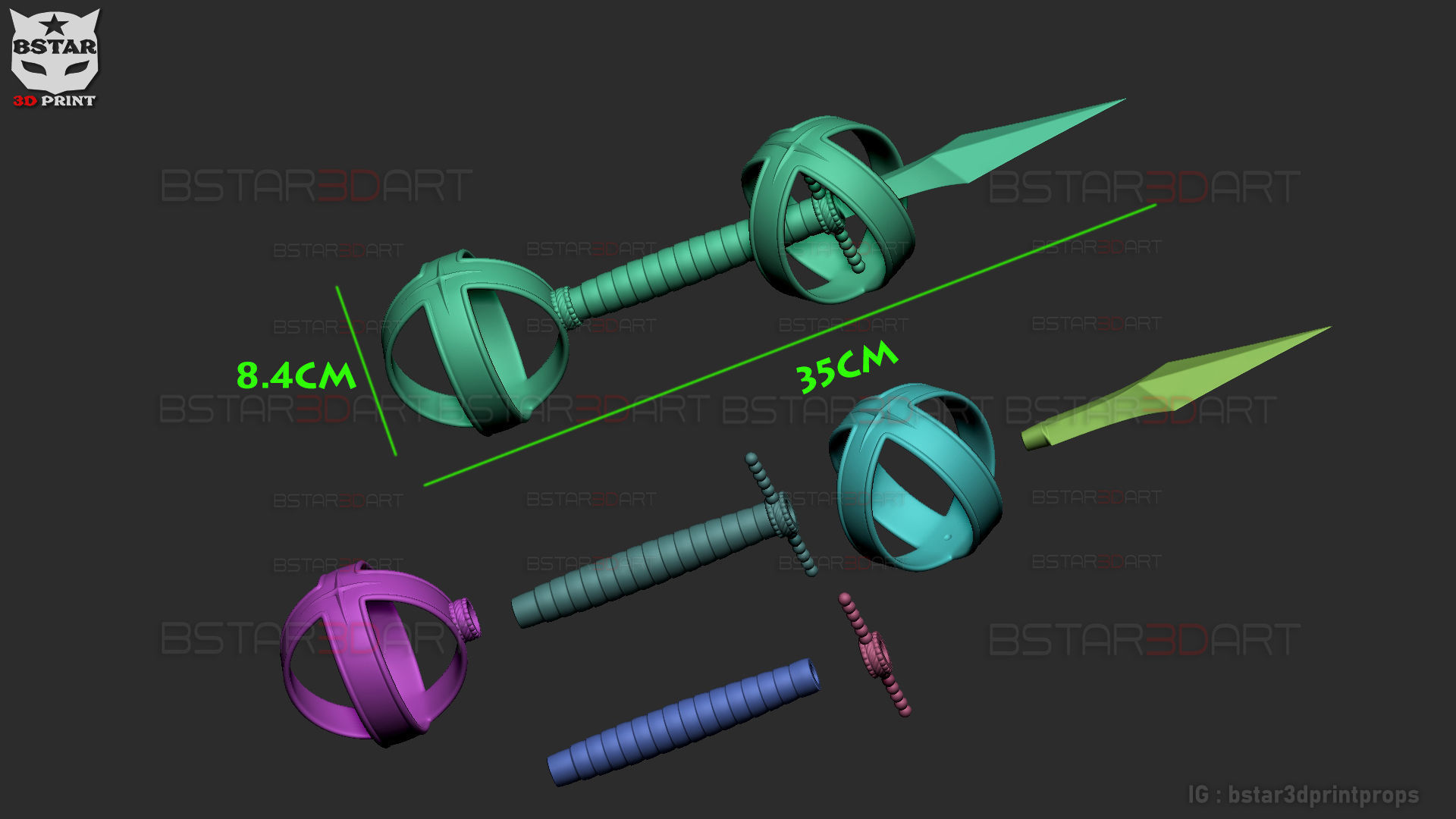 Kumatoke Sukuna Cursed Tool - Jujutsu Kaisen Cosplay 3D model 3D ...