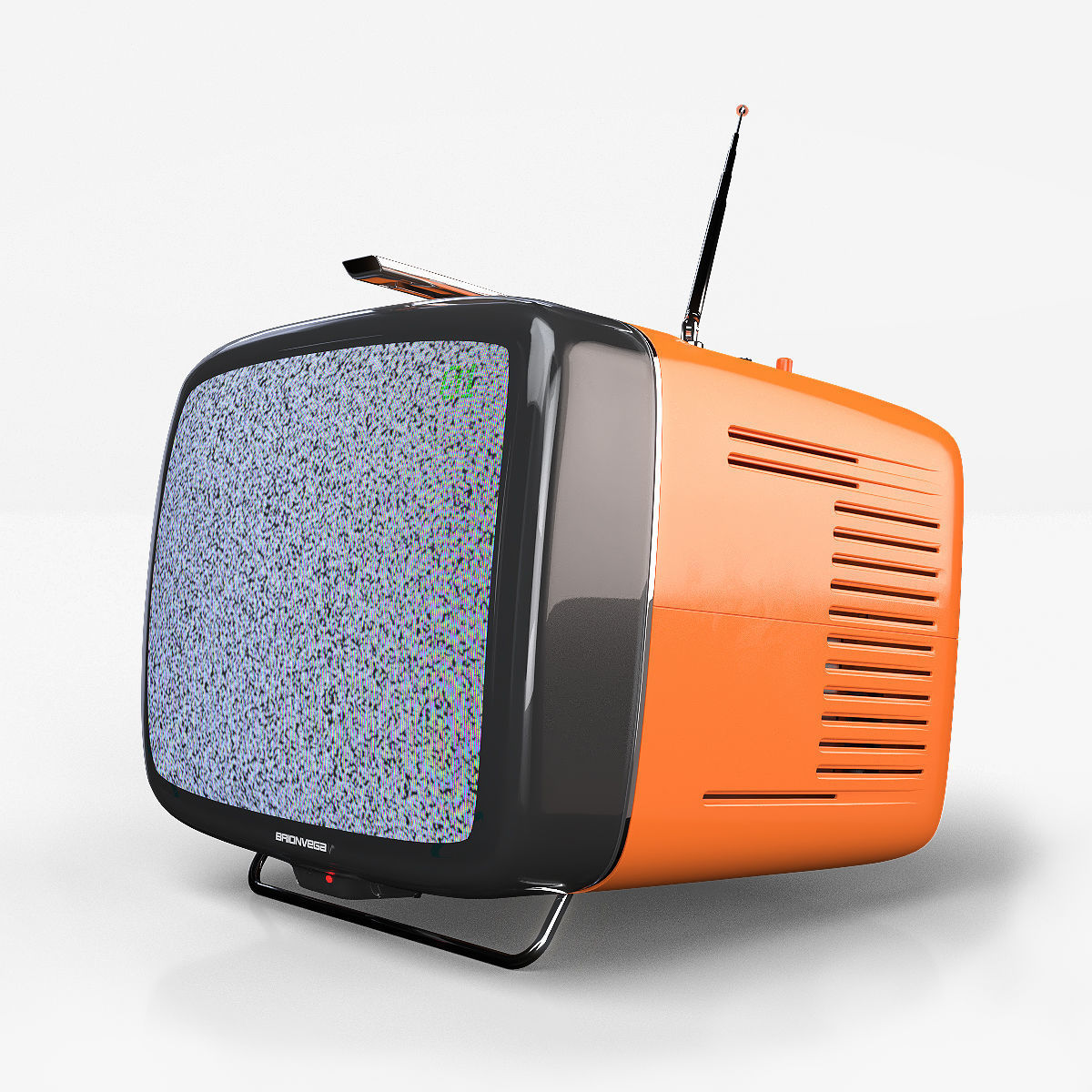 Brionvega Doney - Vintage Retro Design CRT TV - 2005 3D model | CGTrader