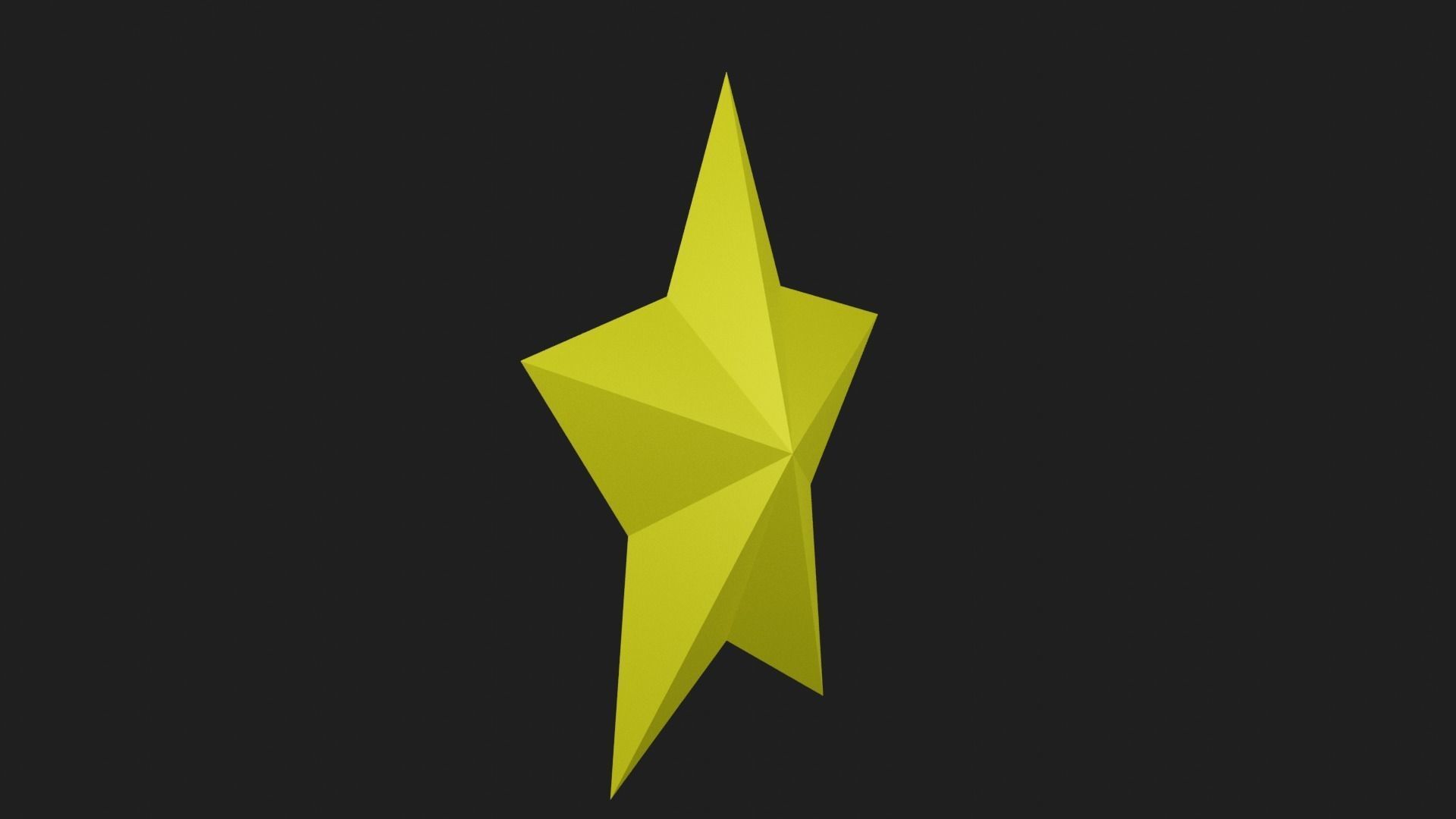 3D model Star Symbol VR / AR / low-poly | CGTrader
