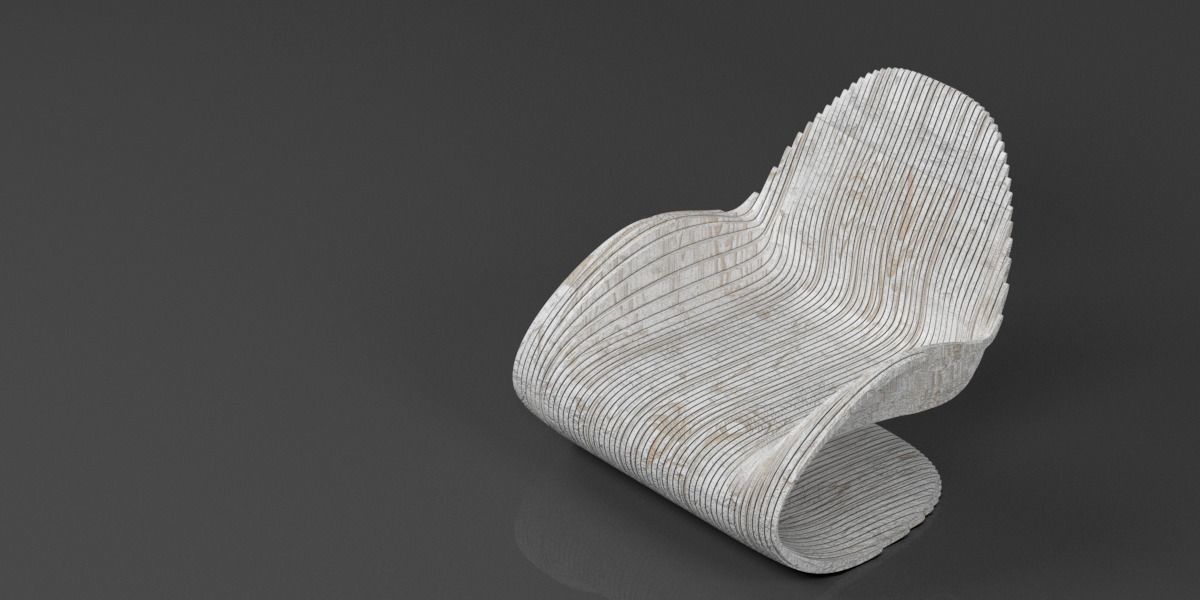 chair parametric free 3D model | CGTrader