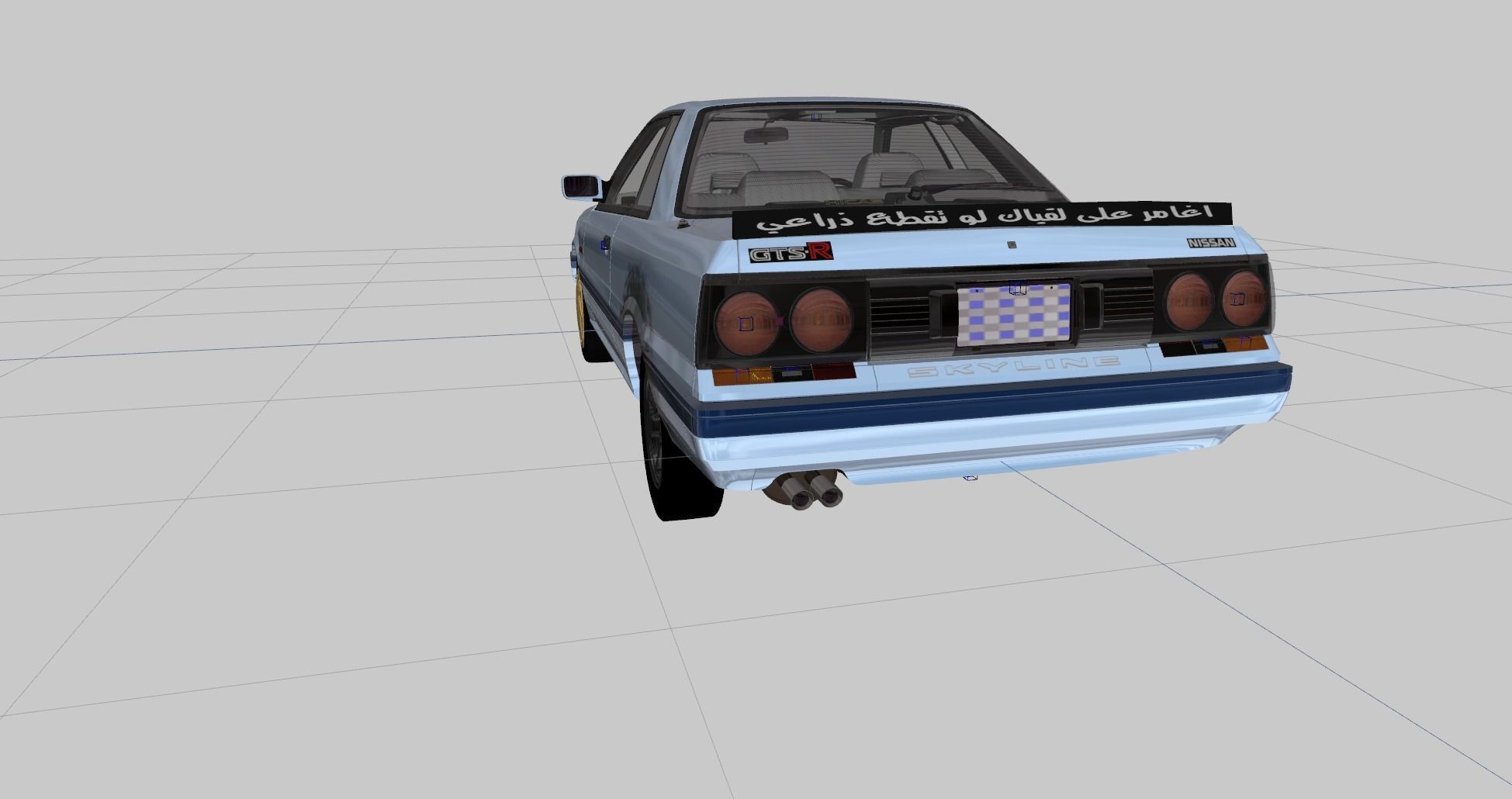3D model nissan skyline r31 3d mod VR / AR / low-poly | CGTrader