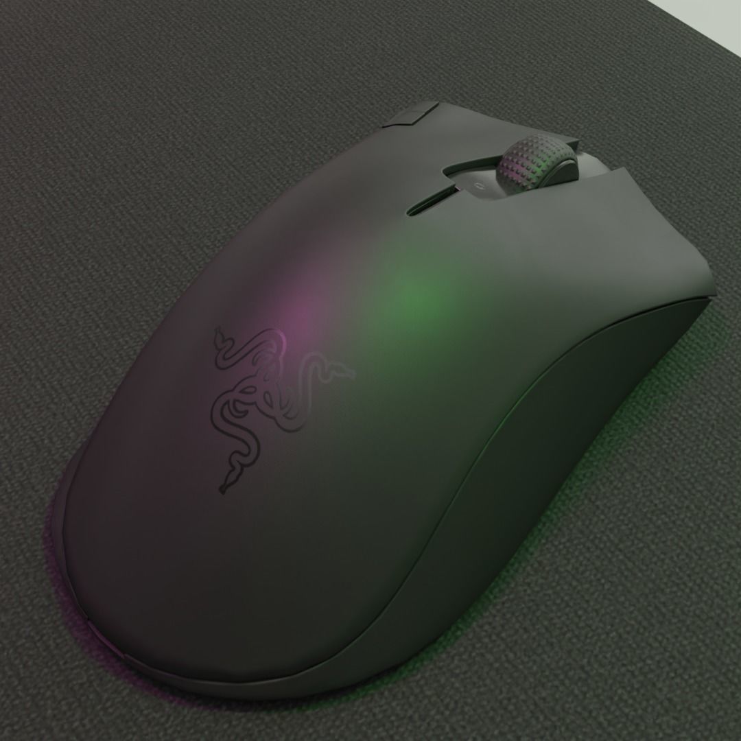 3D model RAZER DEATHADDER 3D MOUSE VR / AR / low-poly | CGTrader