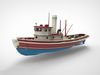 steam boiler tugboat 3D model | CGTrader