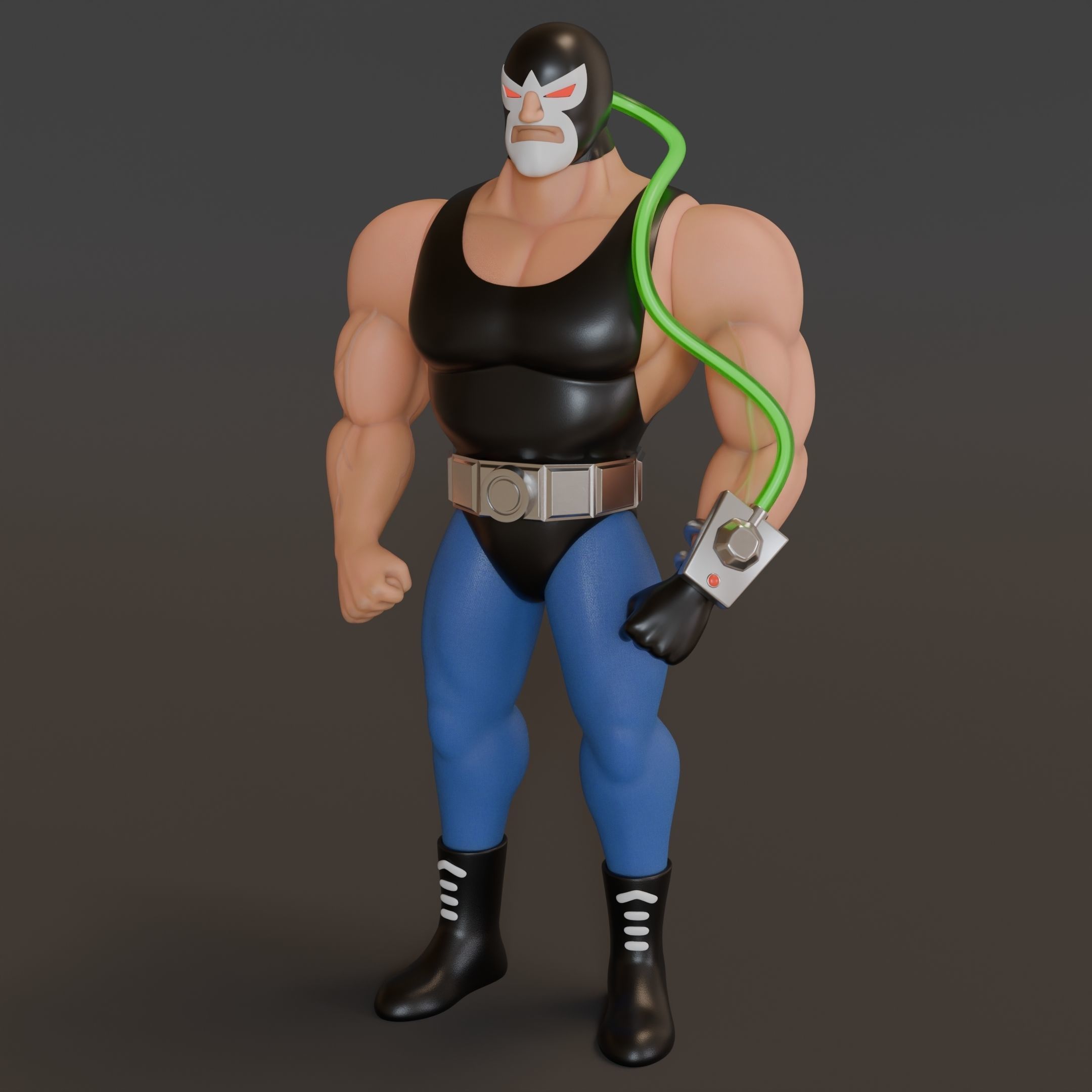 Bane from The Batman Animated Series 3D model 3D printable | CGTrader