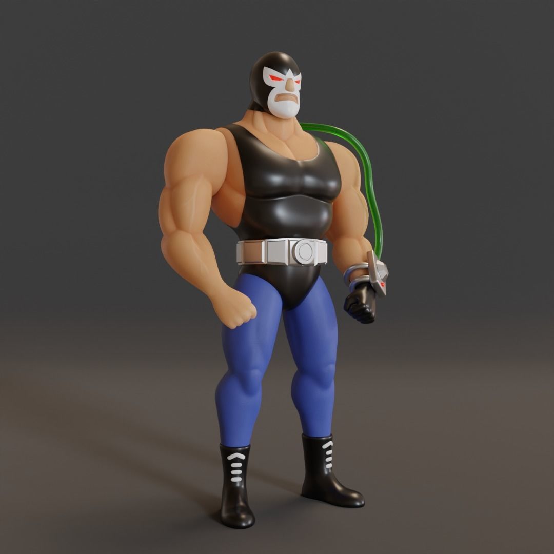 Bane from The Batman Animated Series 3D model 3D printable | CGTrader