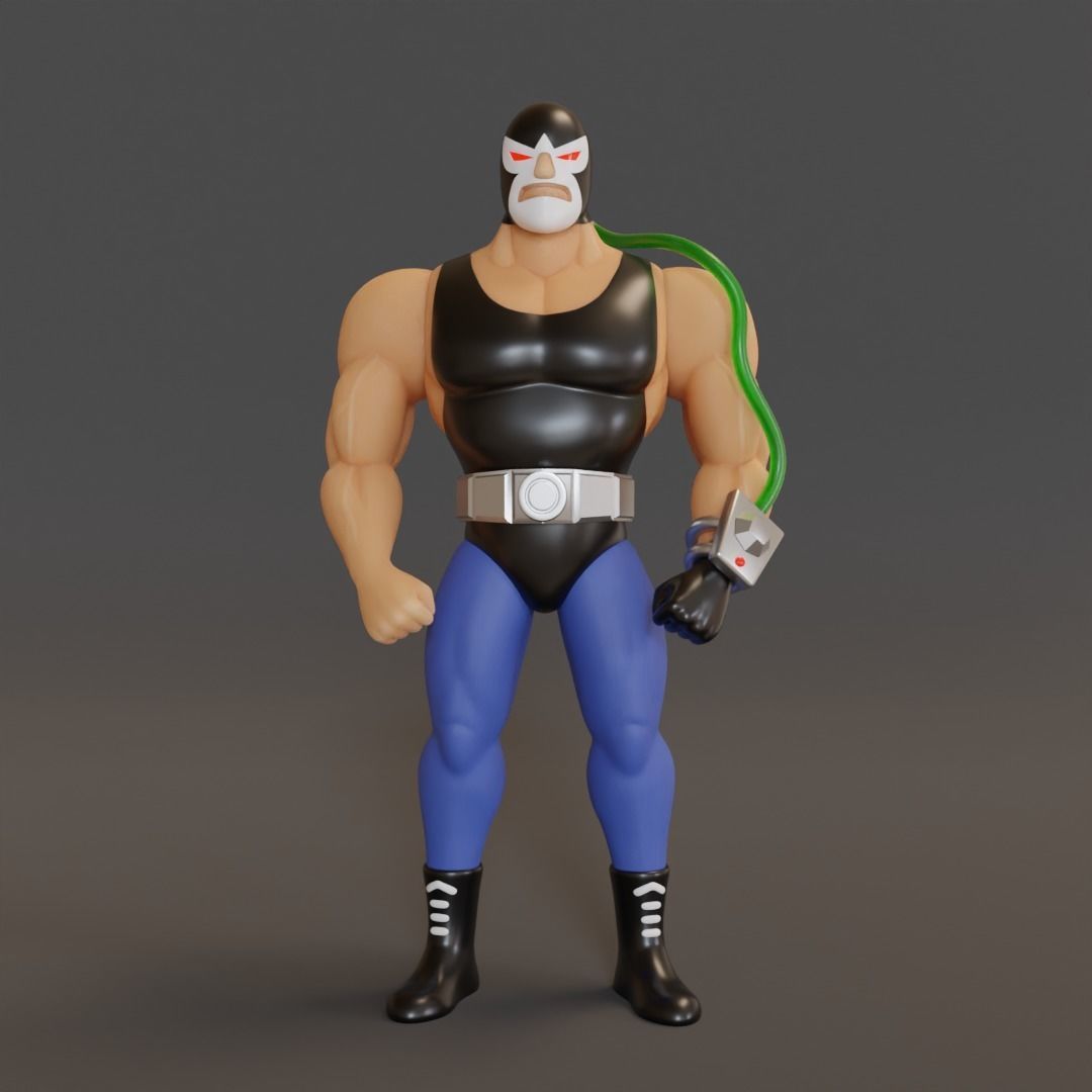 Bane from The Batman Animated Series 3D model 3D printable | CGTrader