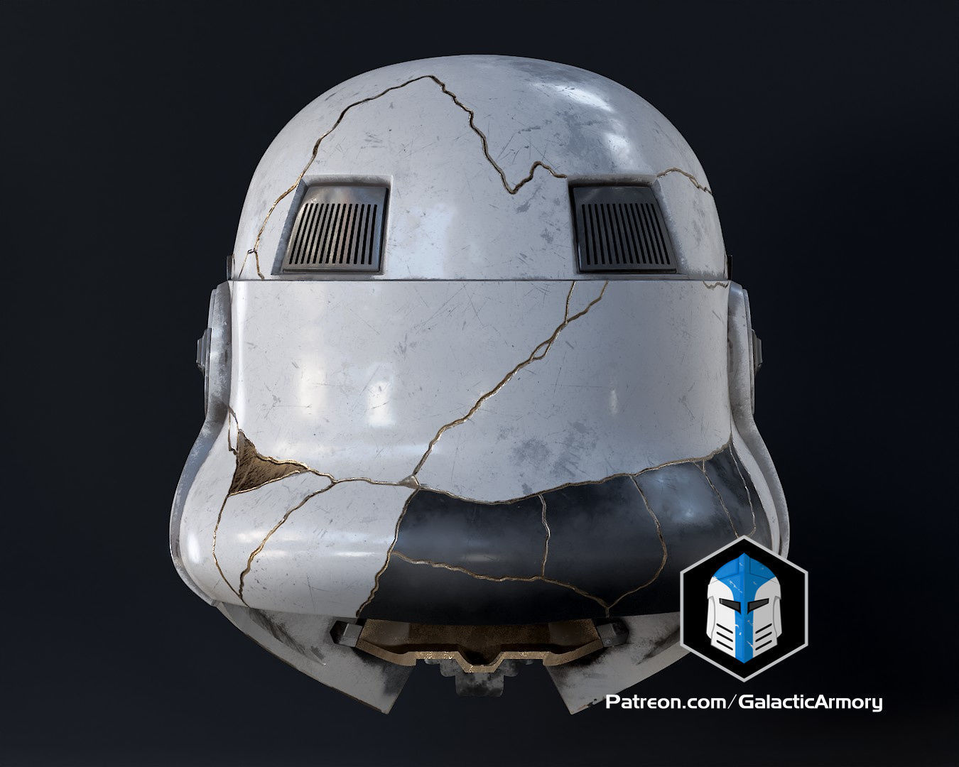 Captain Enoch Night Trooper Helmet - 3D Print Files 3D model 3D ...