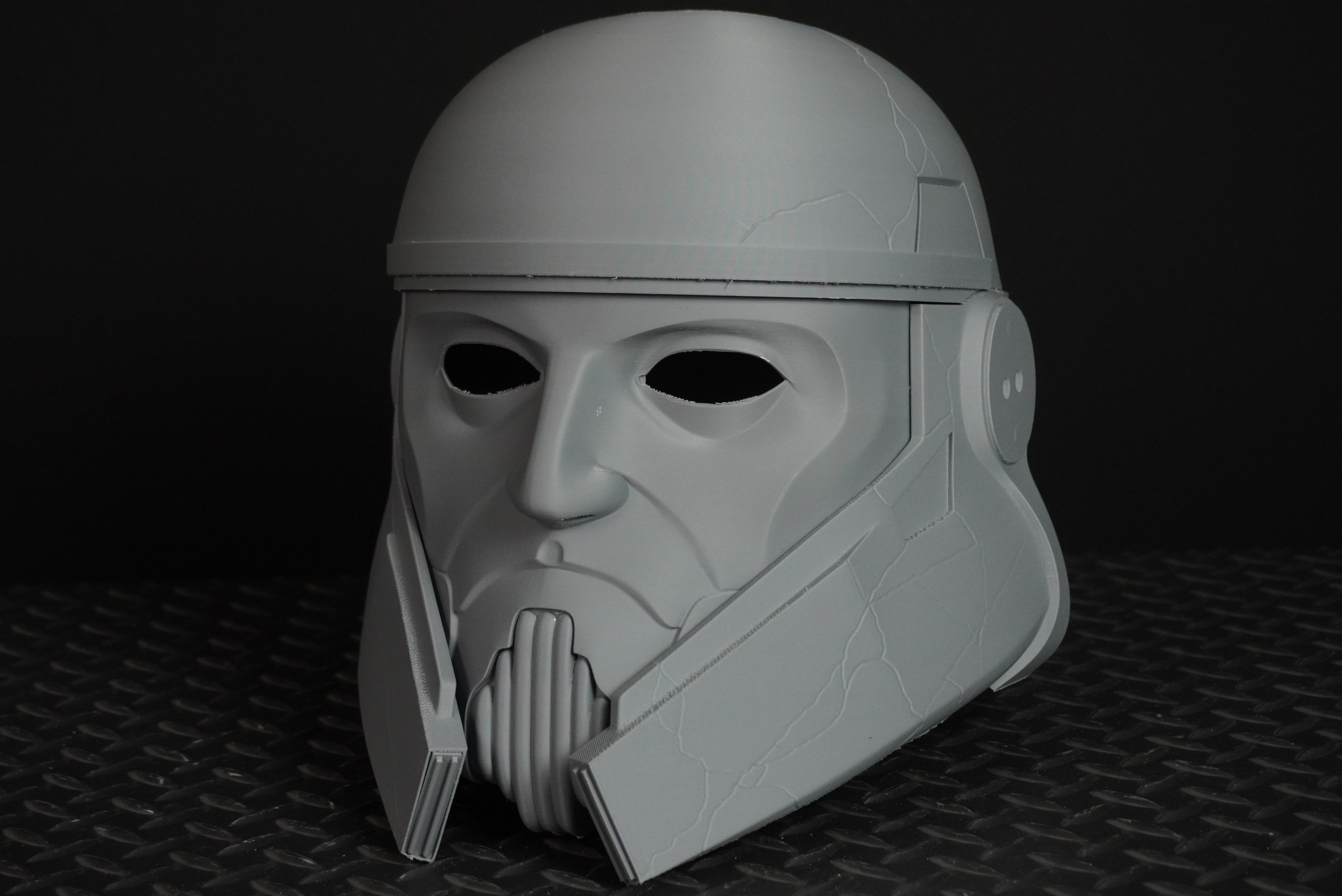 Captain Enoch Night Trooper Helmet - 3D Print Files 3D model 3D ...