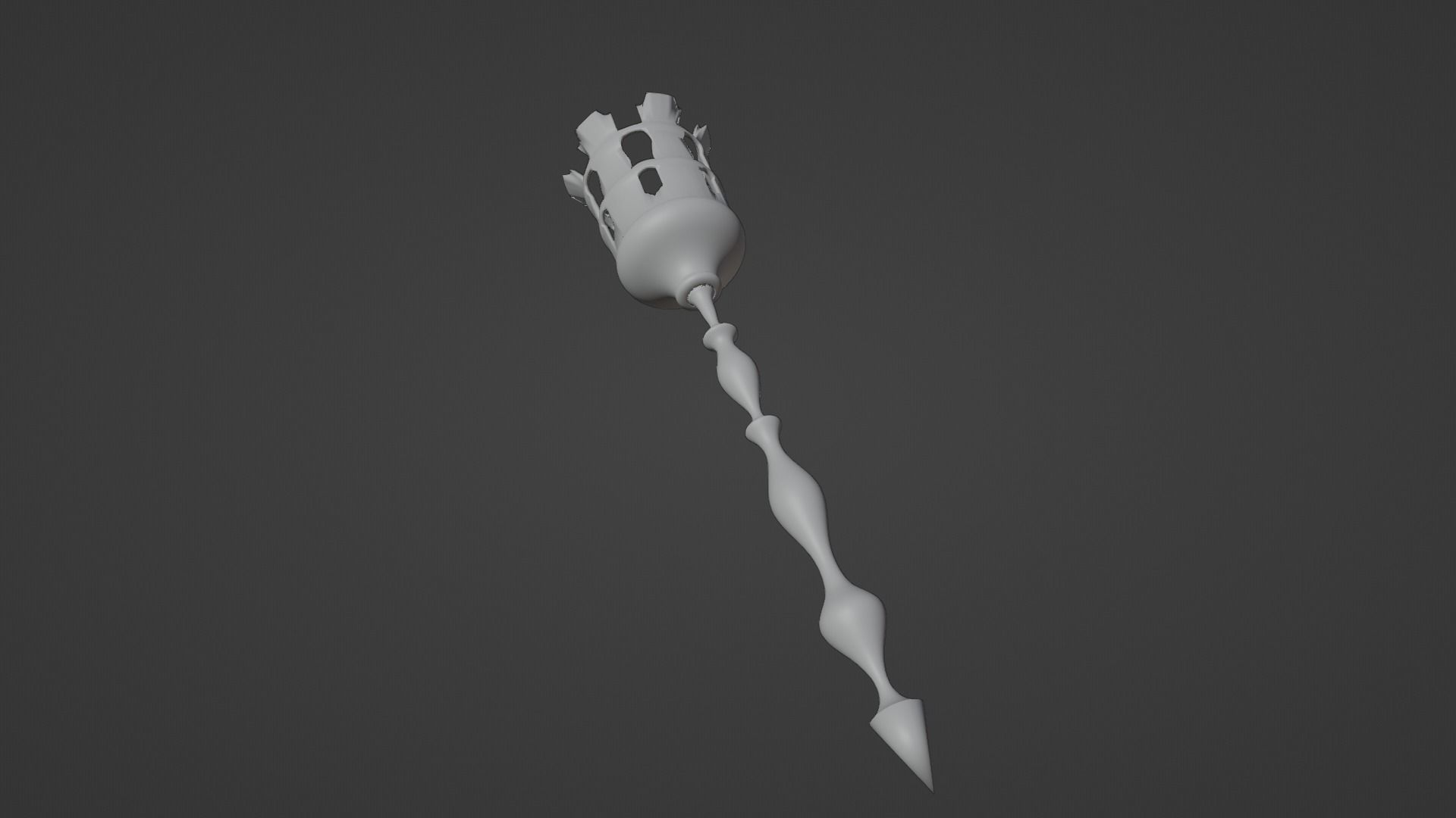 dungeon medieval torch flambau castle 3D model | CGTrader