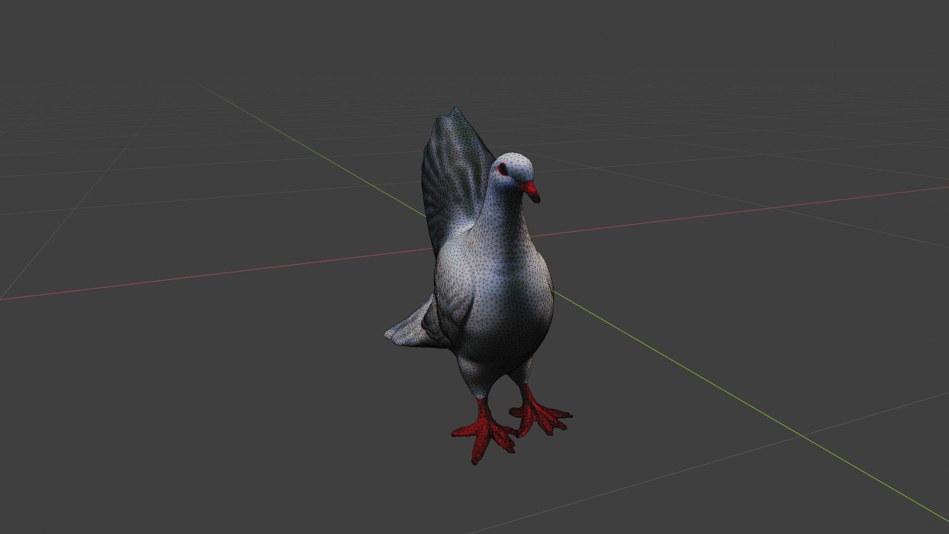3D model Pigeon Animal VR / AR / low-poly | CGTrader