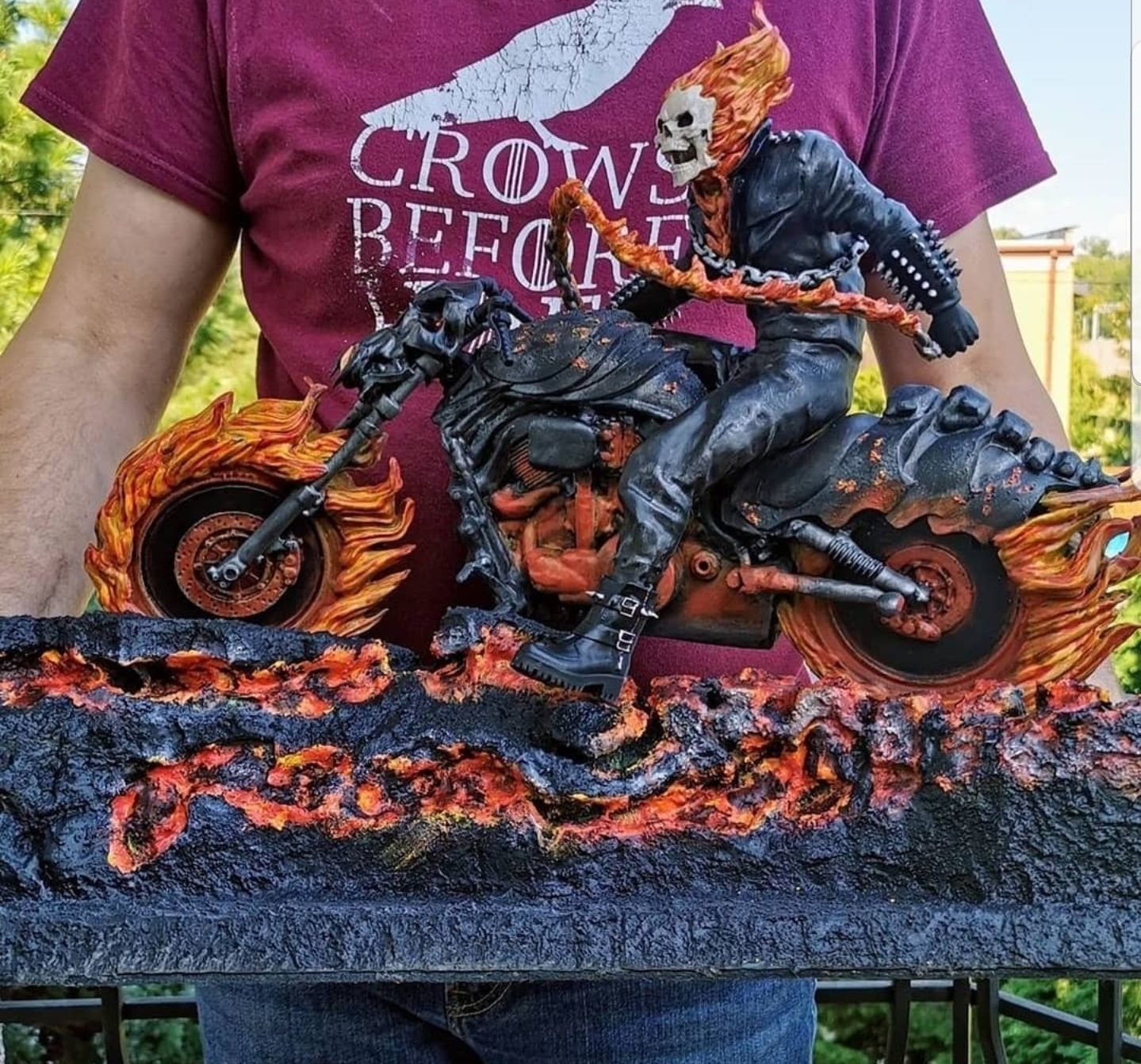 Ghost Rider - V3D 3D model 3D printable | CGTrader