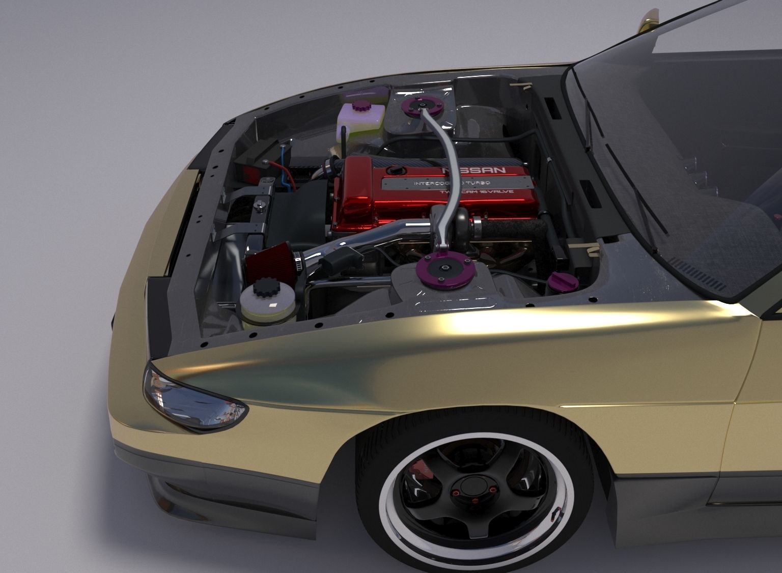 Nissan Silvia S13 3D model | CGTrader