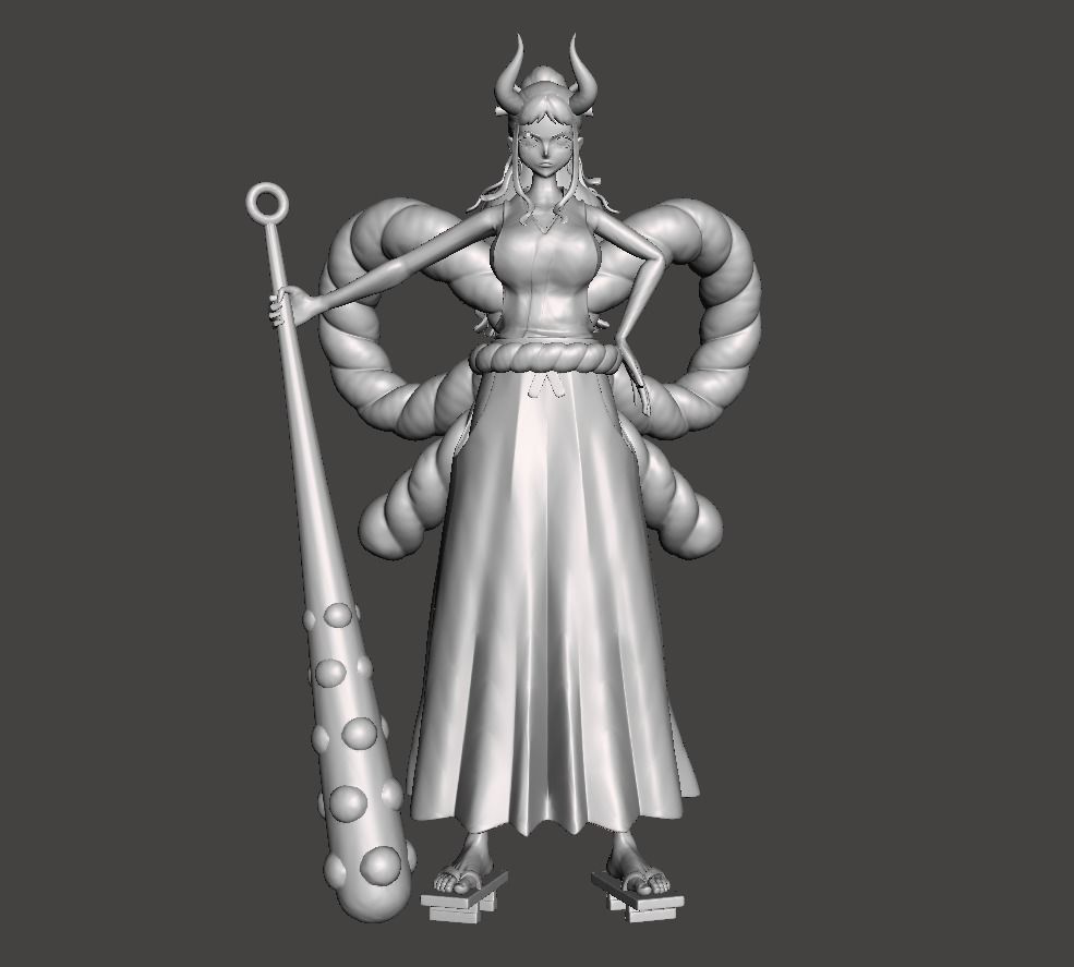 Yamato One piece 3D Model 3D model 3D printable | CGTrader