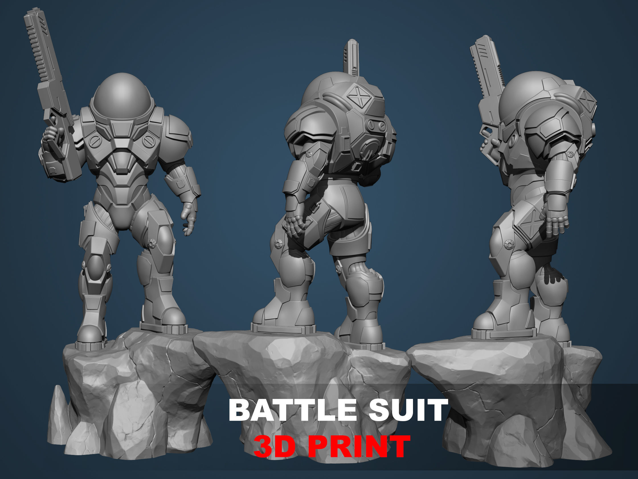 Battle Suit for 3d print 3D model 3D printable | CGTrader