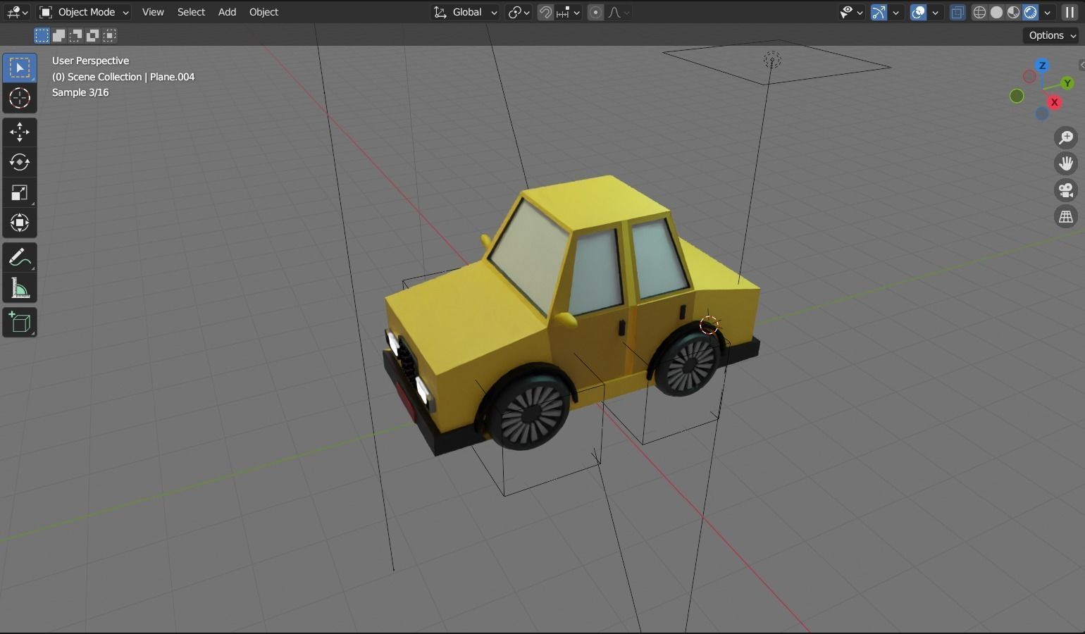 Low pol car model cartoon car free VR / AR / low-poly 3D model | CGTrader