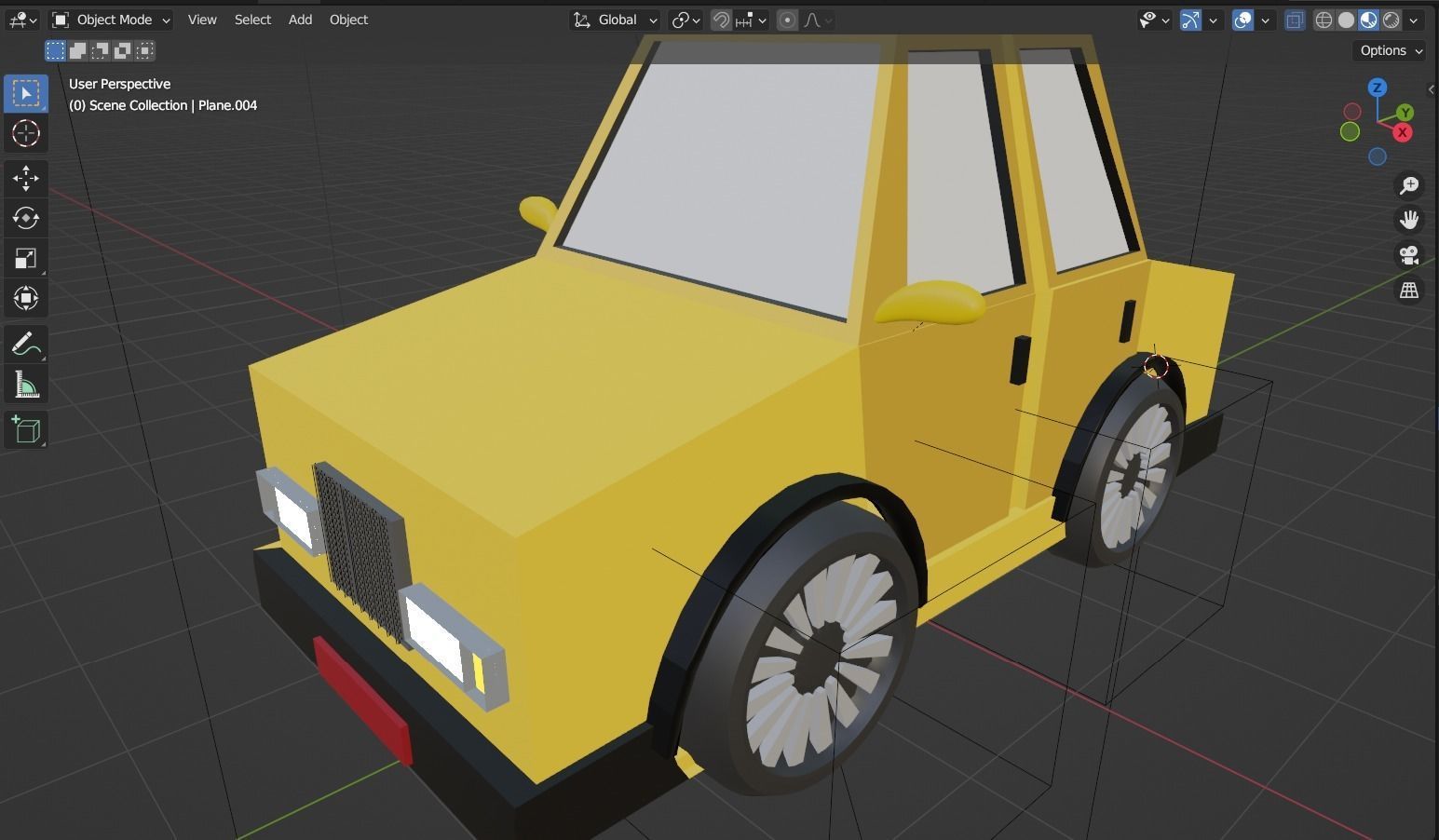 Low pol car model cartoon car free VR / AR / low-poly 3D model | CGTrader