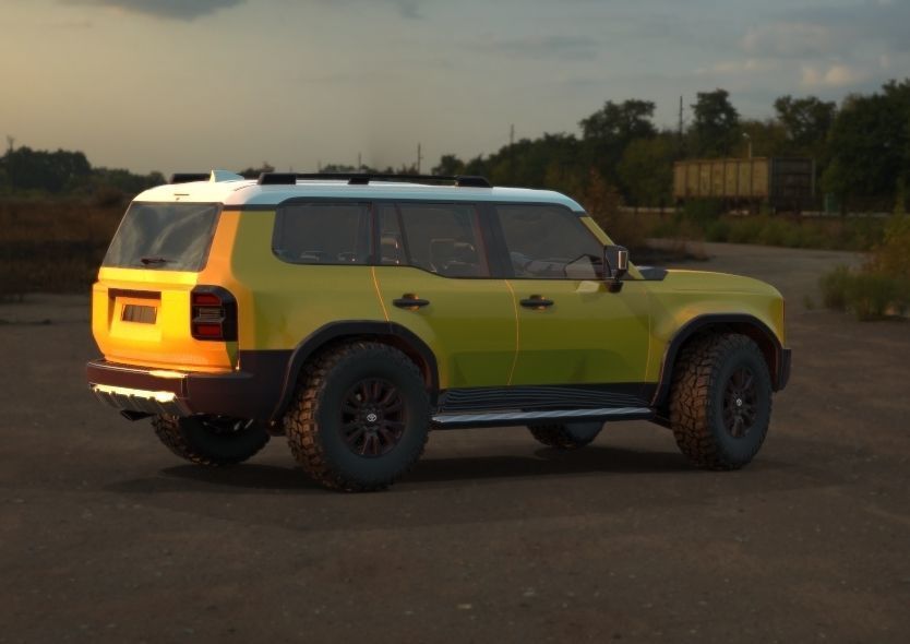 Toyota First prado 2024 3D model | CGTrader