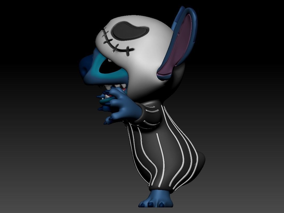 Stitch Jack Clothes 3D model 3D printable | CGTrader