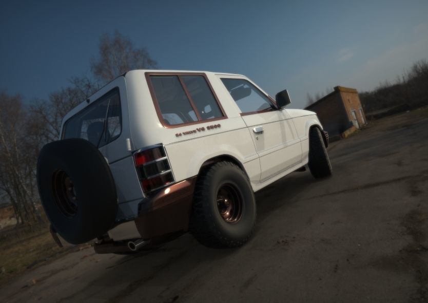 MITSUBISHI MONTERO DAKAR 2008 3D model animated rigged | CGTrader