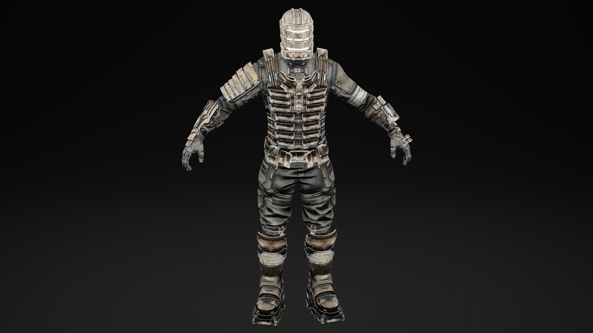 Isaac Clarke - Dead Space Character 3D model rigged | CGTrader