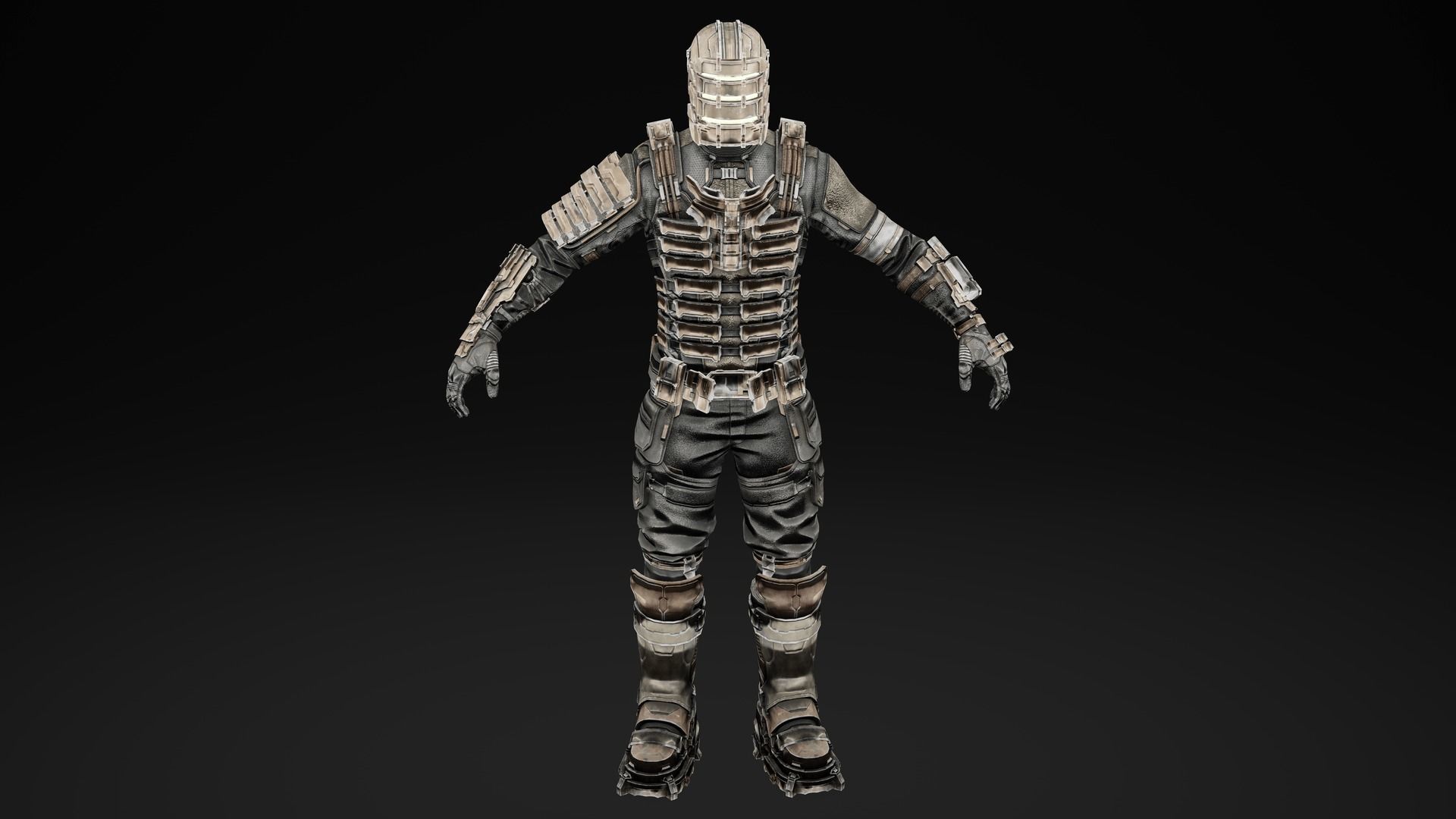 Isaac Clarke - Dead Space Character 3D model rigged | CGTrader