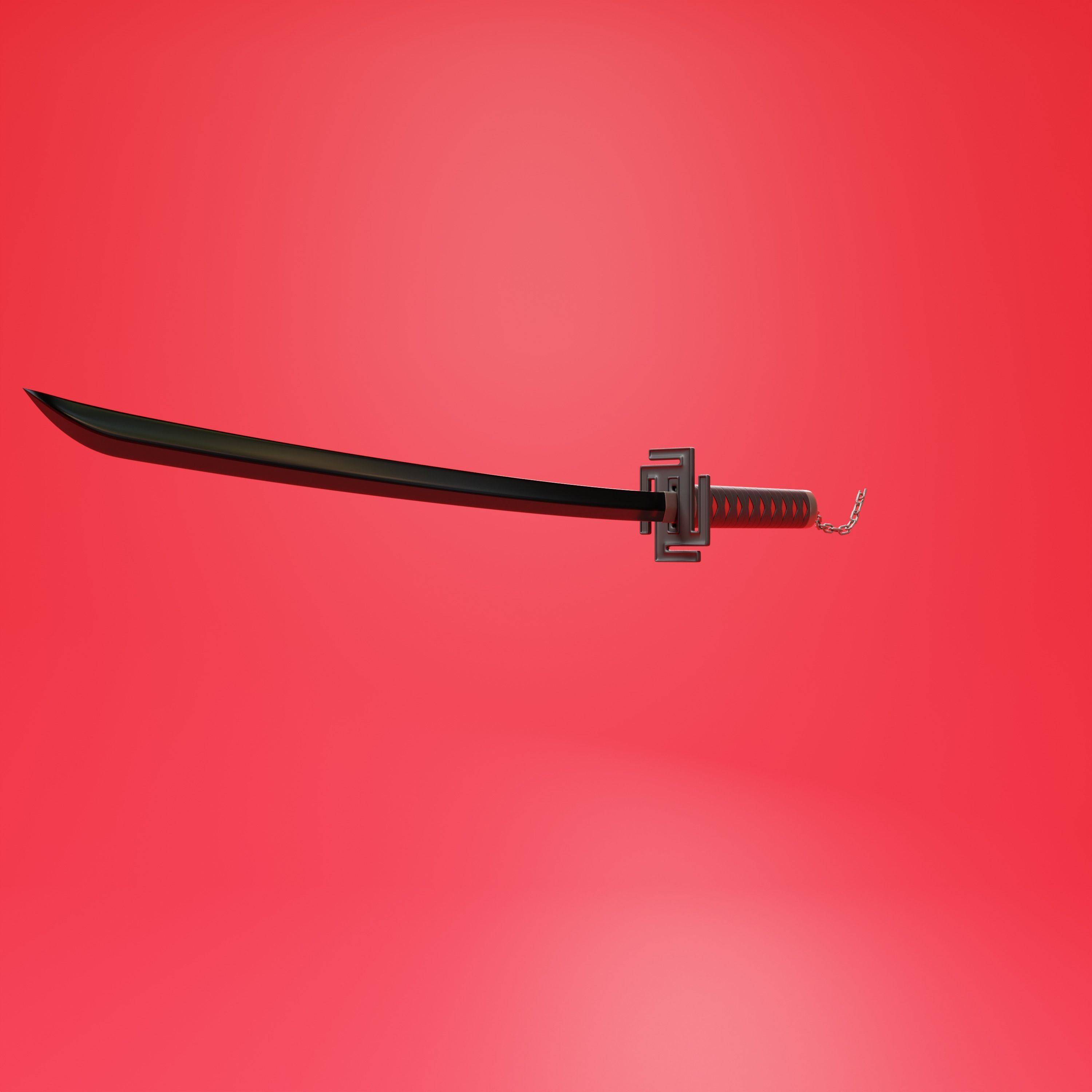Bleach - Ichigo Sword Bankai Blade First form tensa zangetsu 3D model 3D printable | CGTrader