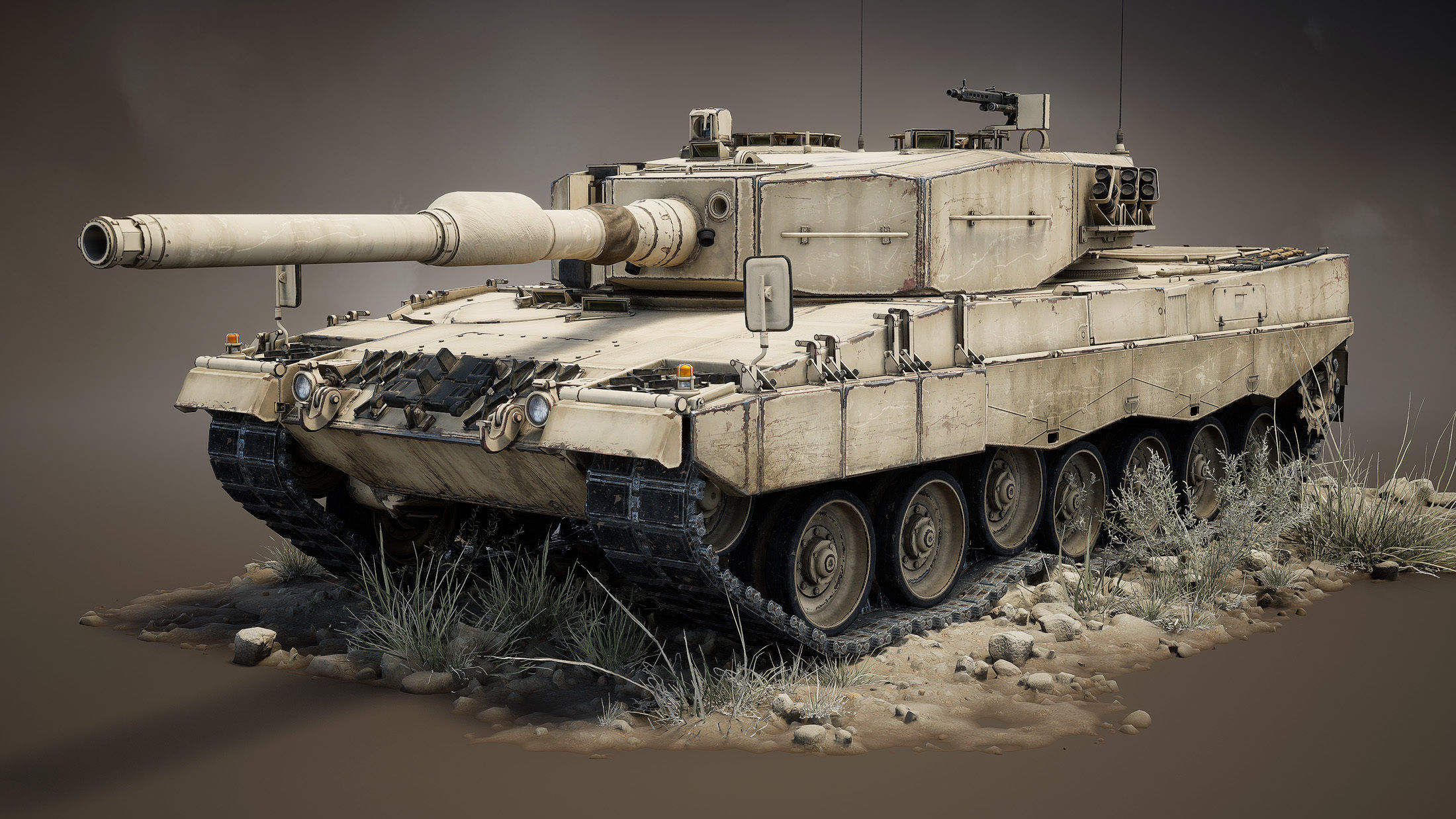 3D model Leopard 2A4 Game 3D-Model VR / AR / low-poly | CGTrader