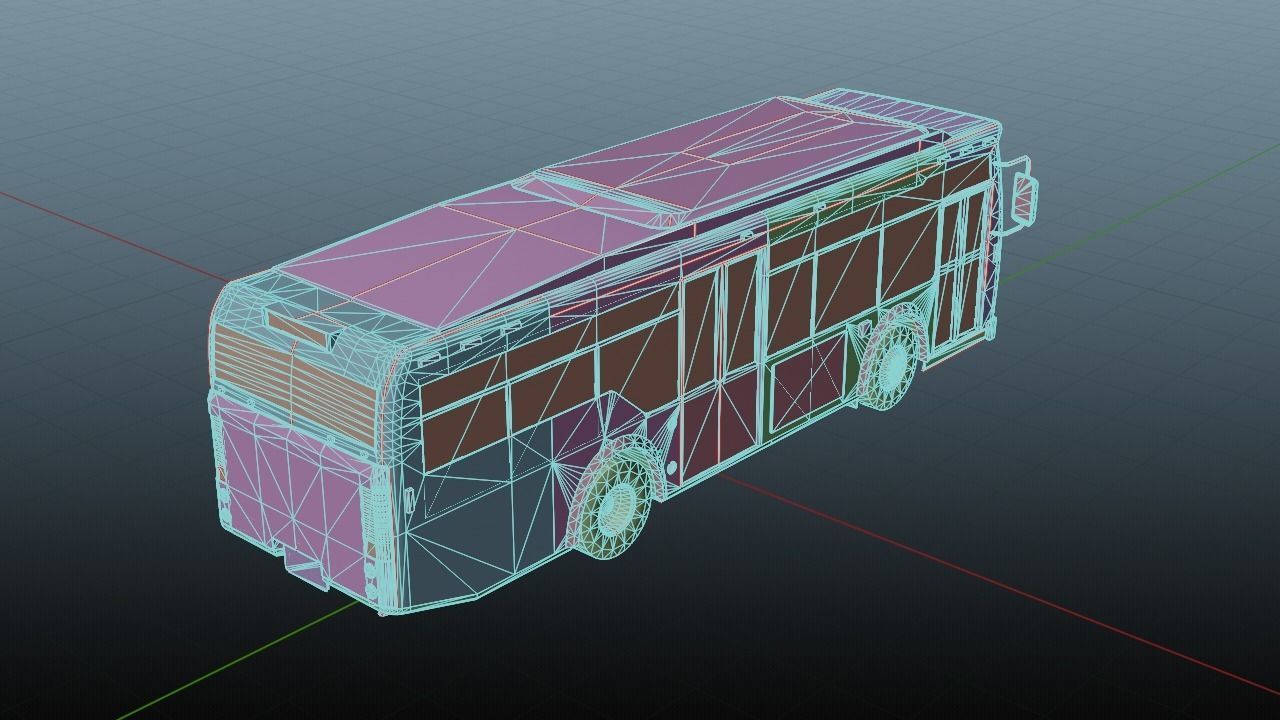 3D model Realistic City Bus VR / AR / low-poly | CGTrader