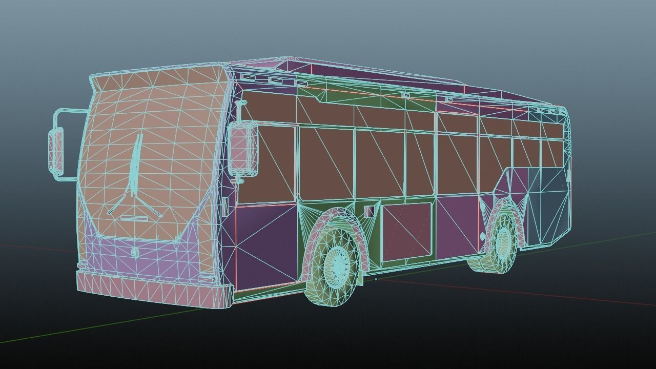 3D model Realistic City Bus VR / AR / low-poly | CGTrader