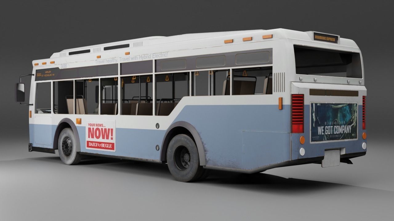 3D model Realistic City Bus VR / AR / low-poly | CGTrader