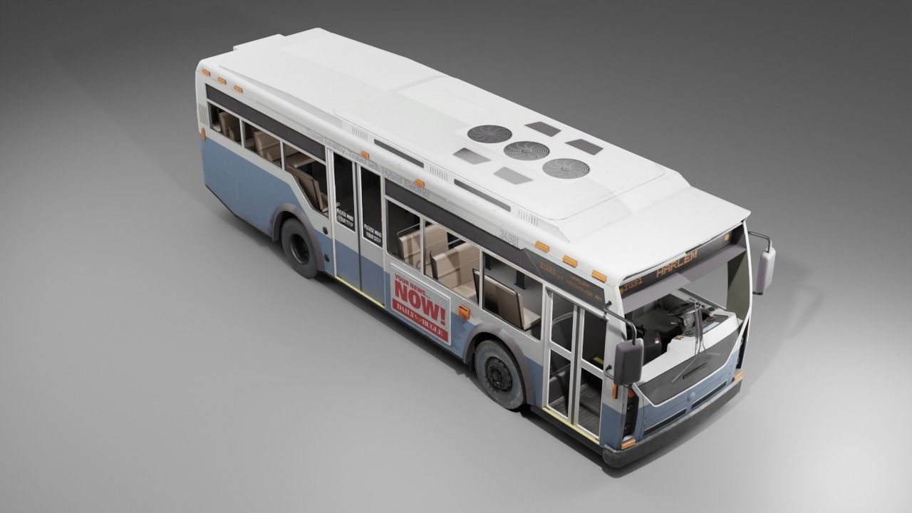 3D model Realistic City Bus VR / AR / low-poly | CGTrader