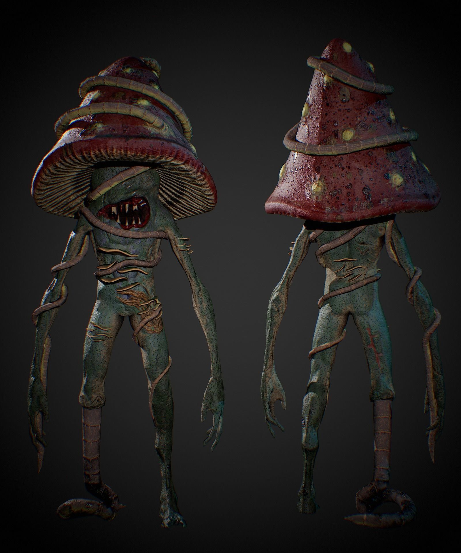 3D model monster mushroom VR / AR / low-poly | CGTrader