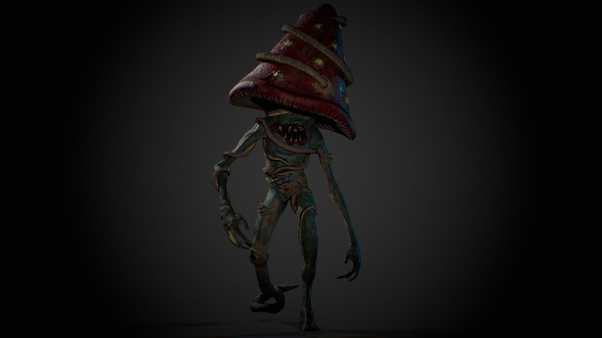 3D model monster mushroom VR / AR / low-poly | CGTrader