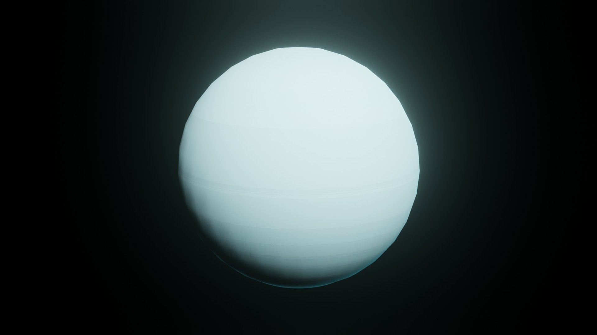 3D model Stylized Planet Uranus 3D Model 2k 4k 8k Textures VR / AR ...