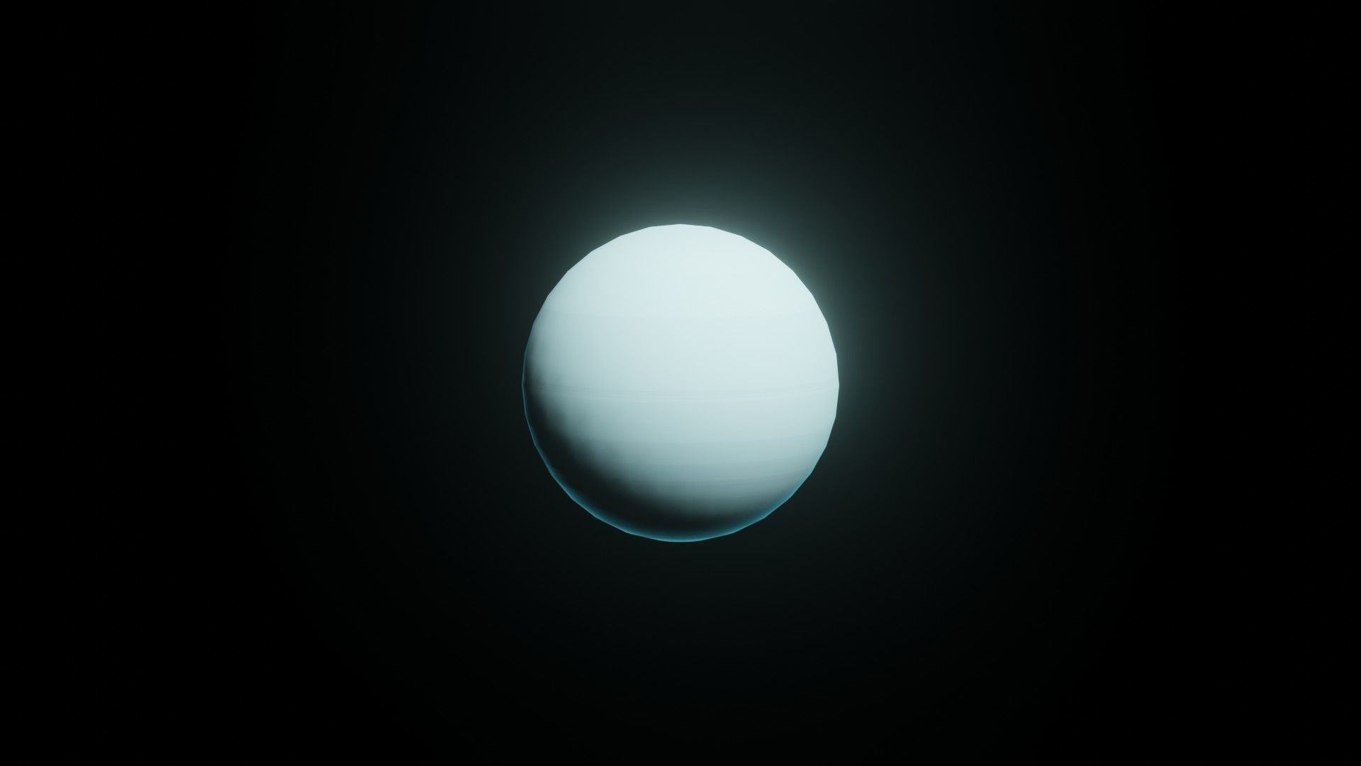 3D model Stylized Planet Uranus 3D Model 2k 4k 8k Textures VR / AR ...