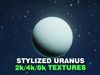 3D model Stylized Planet Uranus 3D Model 2k 4k 8k Textures VR / AR ...