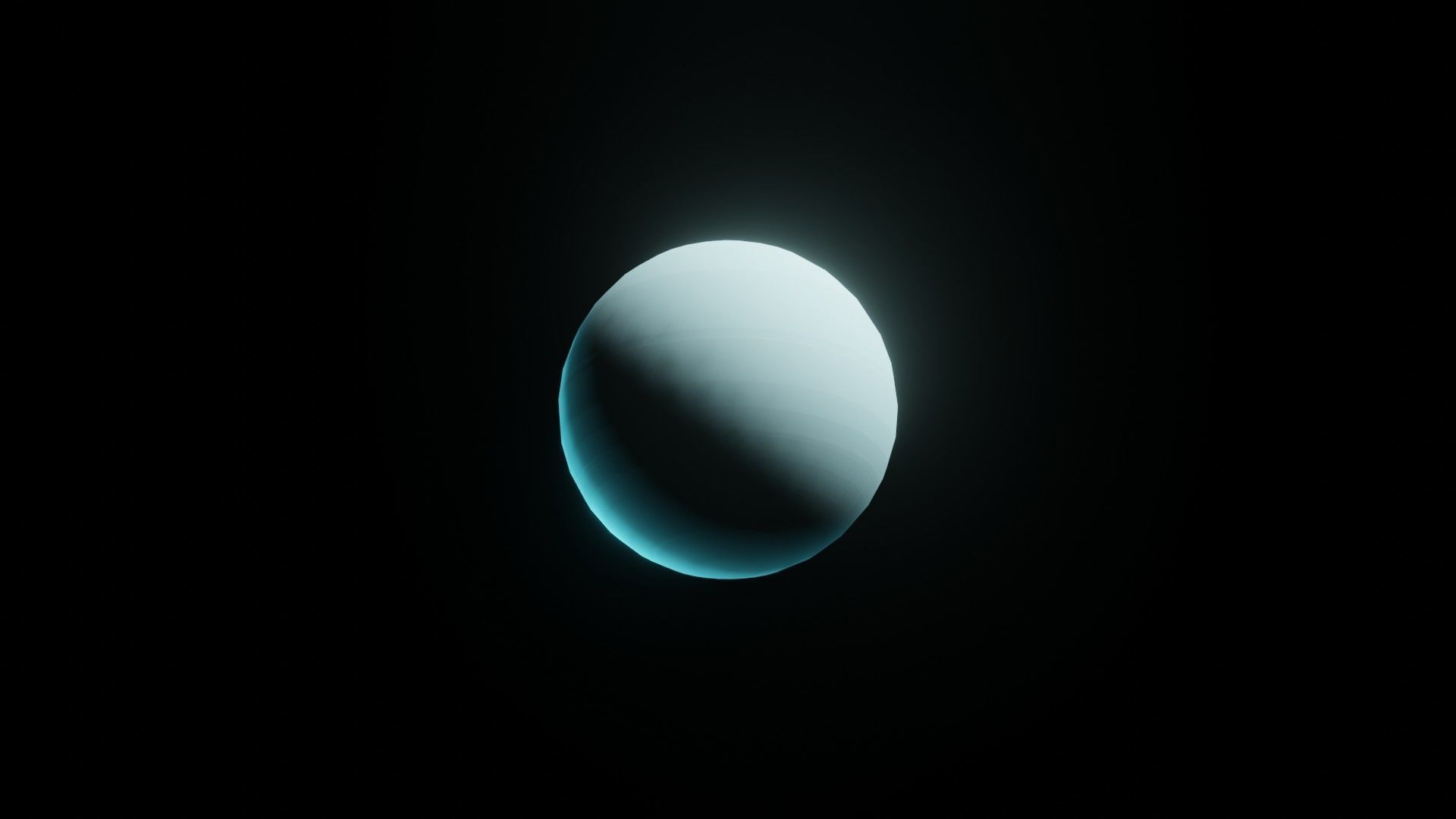 3D model Stylized Planet Uranus 3D Model 2k 4k 8k Textures VR / AR ...