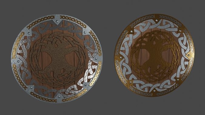 Viking Shield 3D model | CGTrader