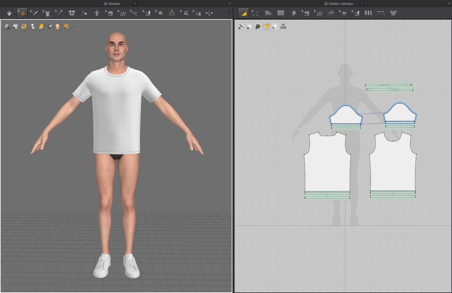 Basic man clothing 3D model | CGTrader