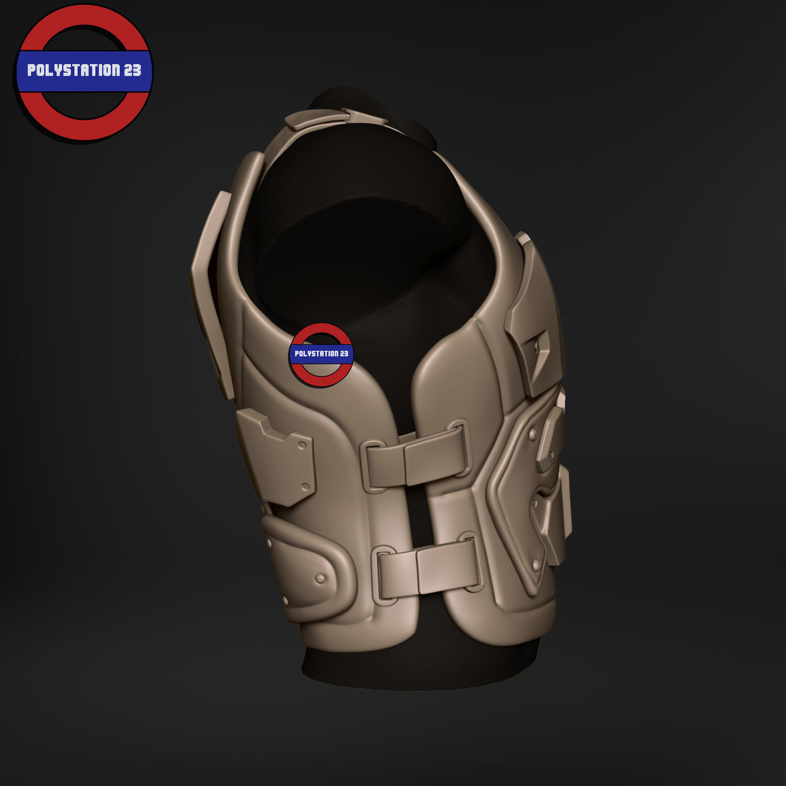 Sci fi character Torso armour v9 highpoly zbrush 3D model | CGTrader