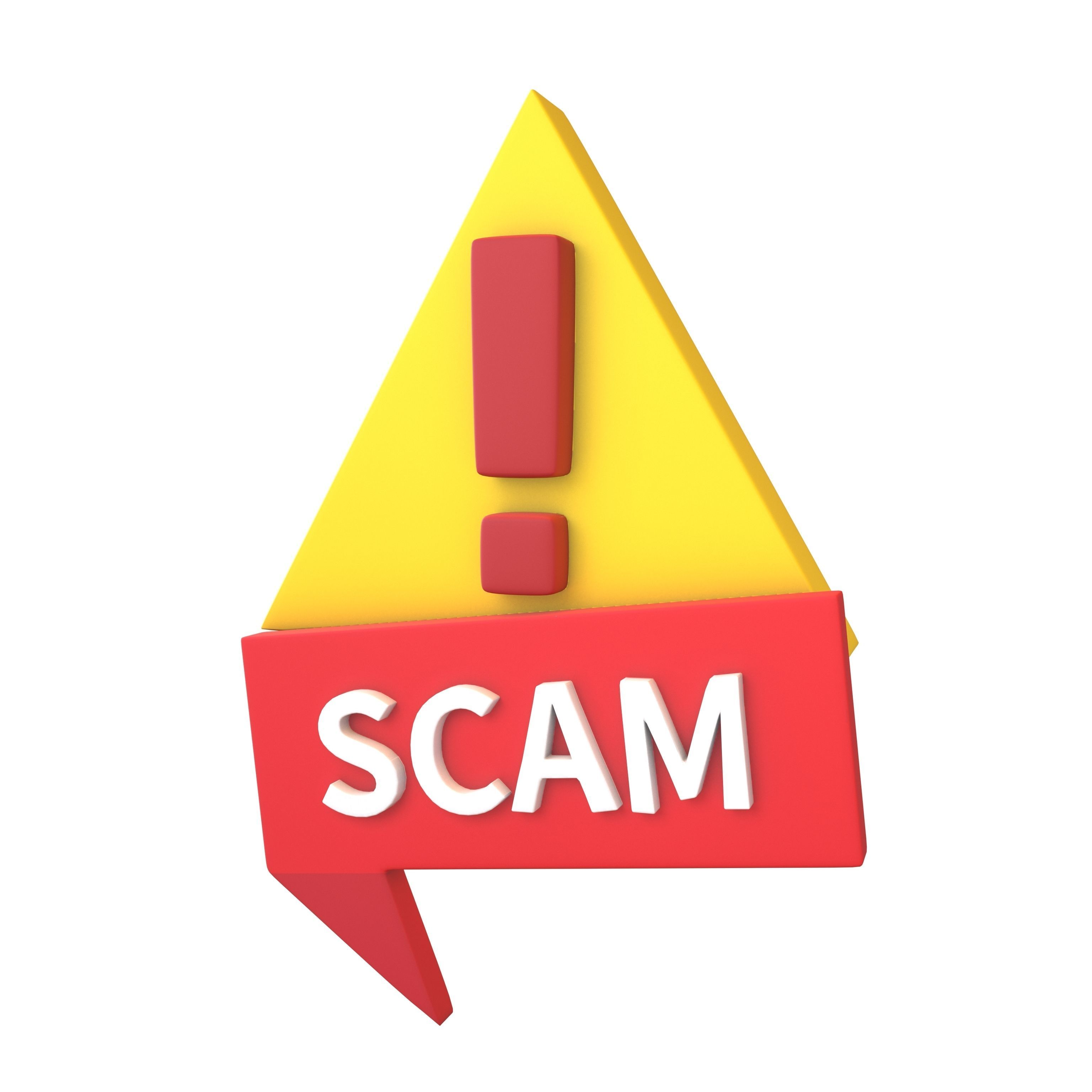 3D model Scam Symbol V3 002 VR / AR / low-poly | CGTrader