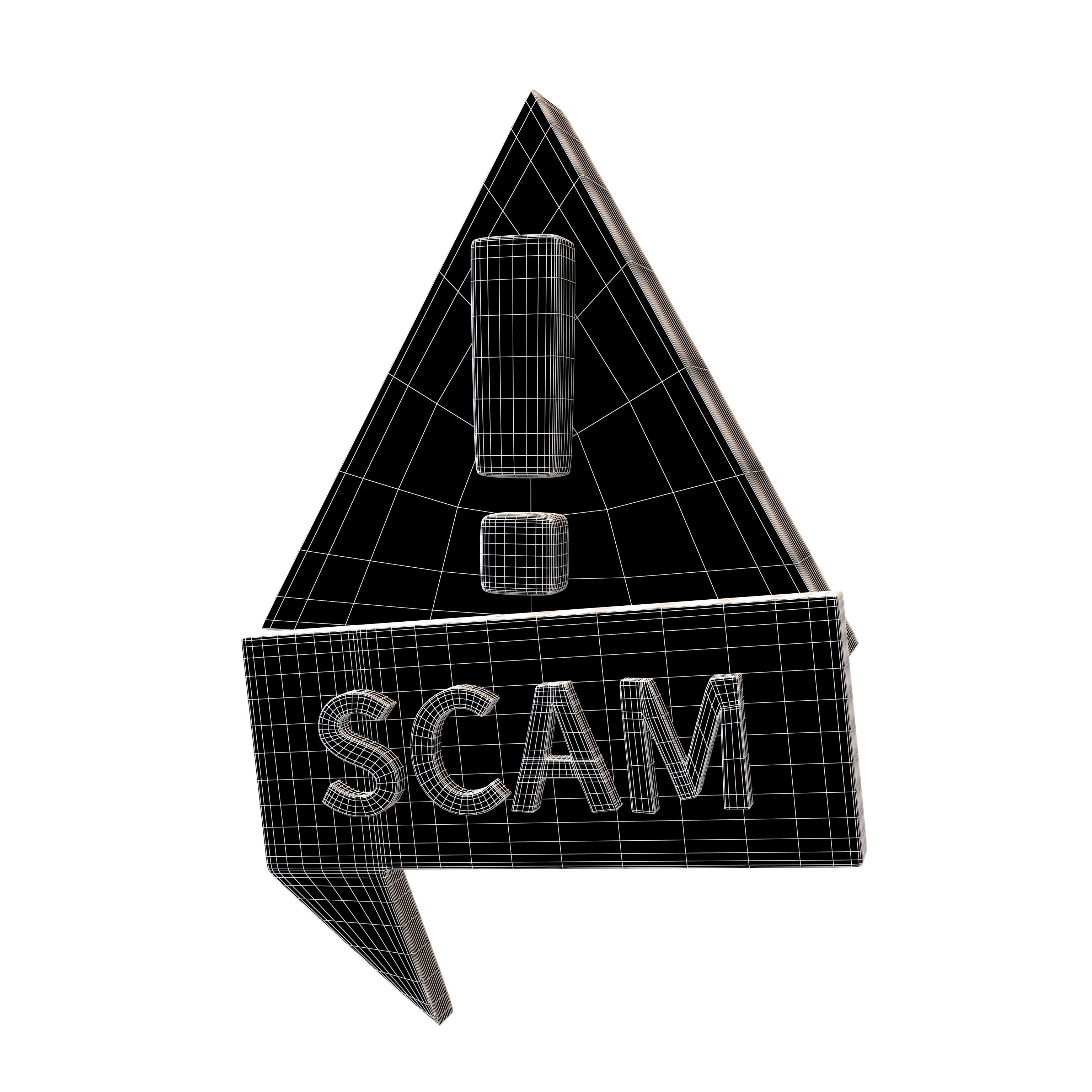 3D model Scam Symbol V3 003 VR / AR / low-poly | CGTrader