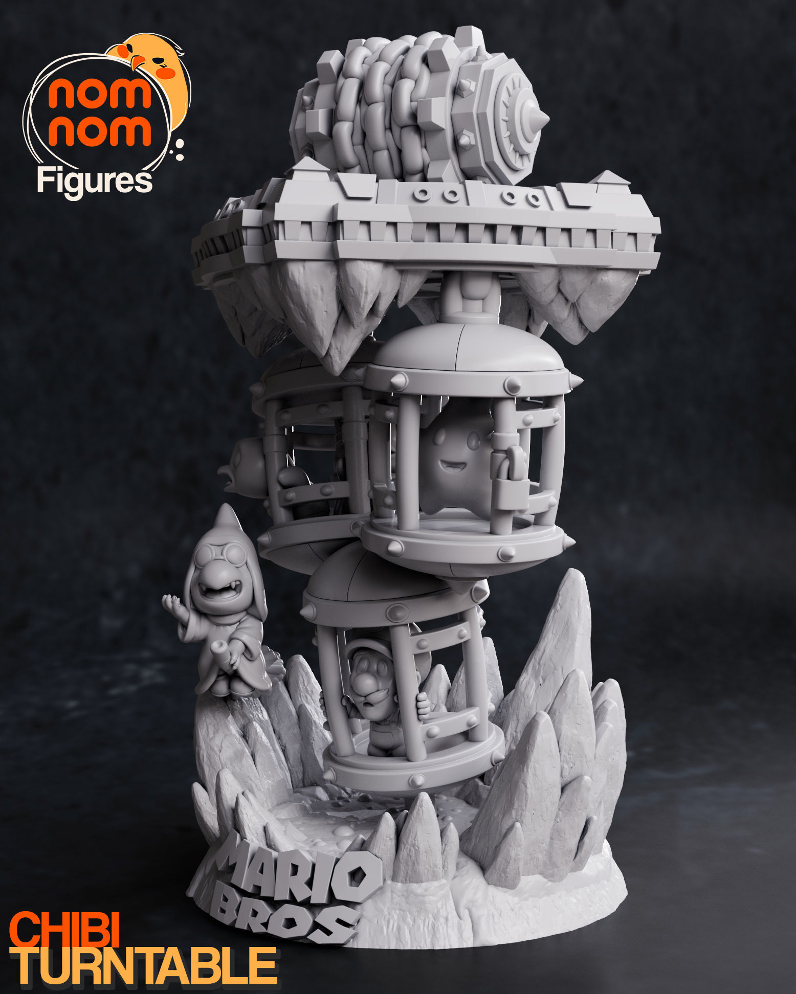 Chibi Lumali from Super Mario Bros 3D model 3D printable | CGTrader