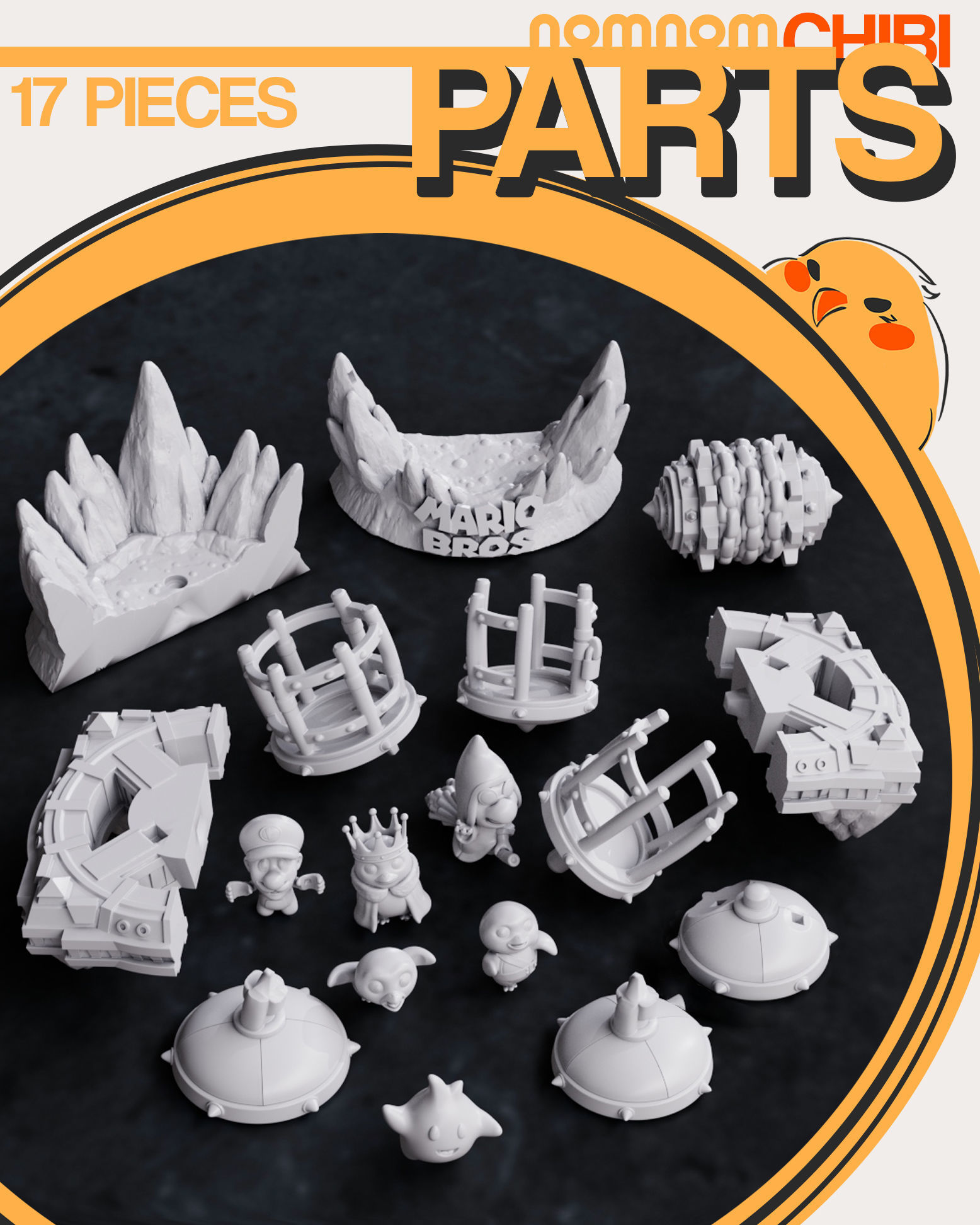 Chibi Lumali from Super Mario Bros 3D model 3D printable | CGTrader