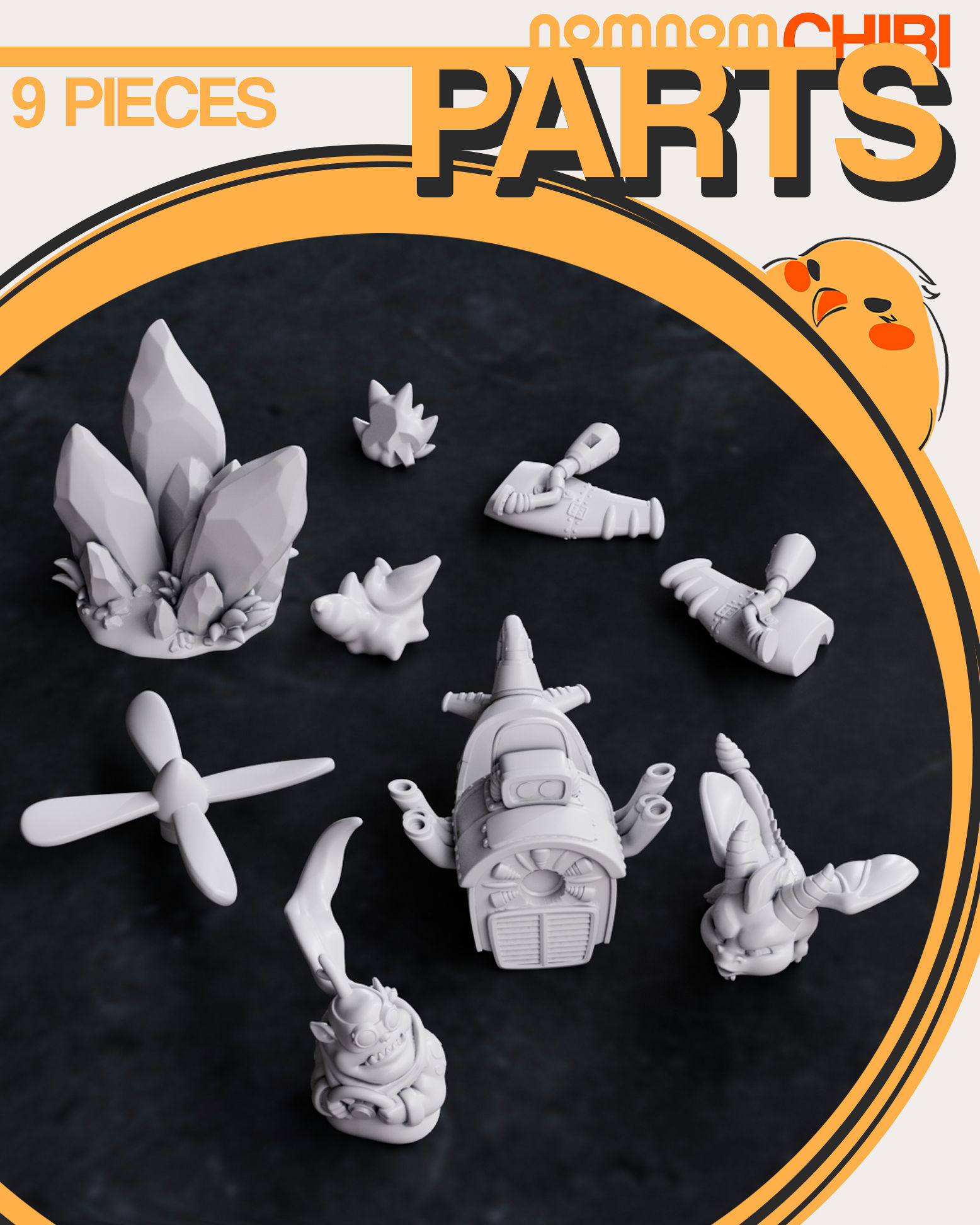 Chibi Spyro 3D model 3D printable | CGTrader