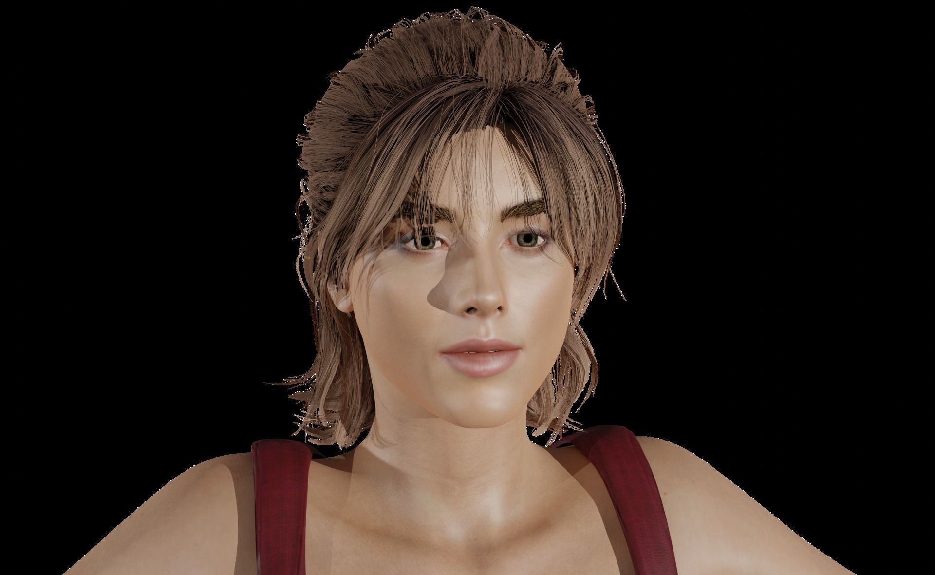 3D model Female Character Low-Poly Realistic VR / AR / low-poly | CGTrader