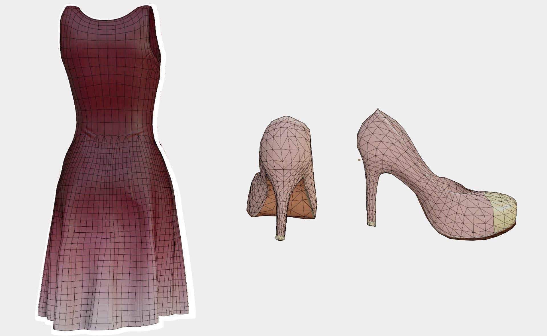 3D model Female Character Low-Poly Realistic VR / AR / low-poly | CGTrader