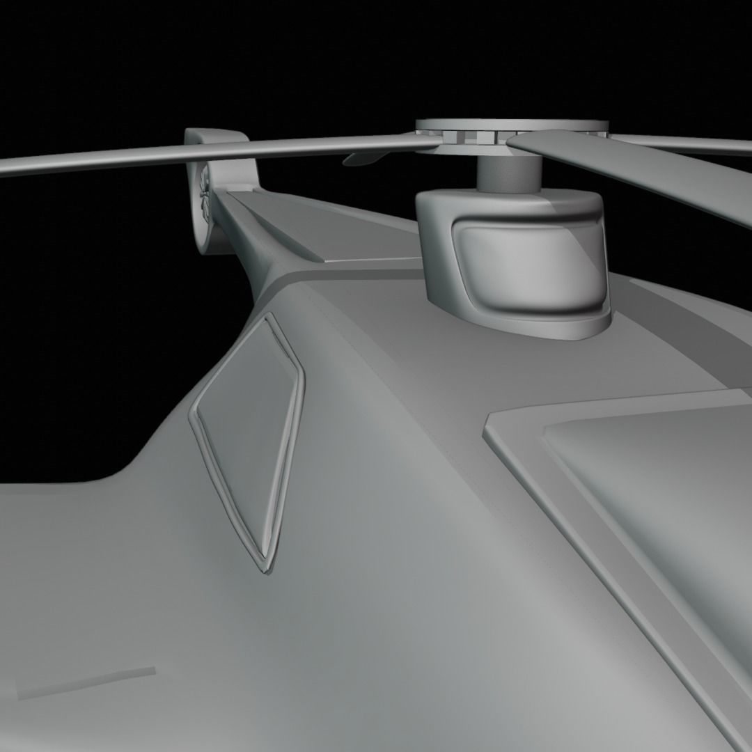 Sleek and Powerful 3D-Printable Helicopter Model 3D model 3D printable ...