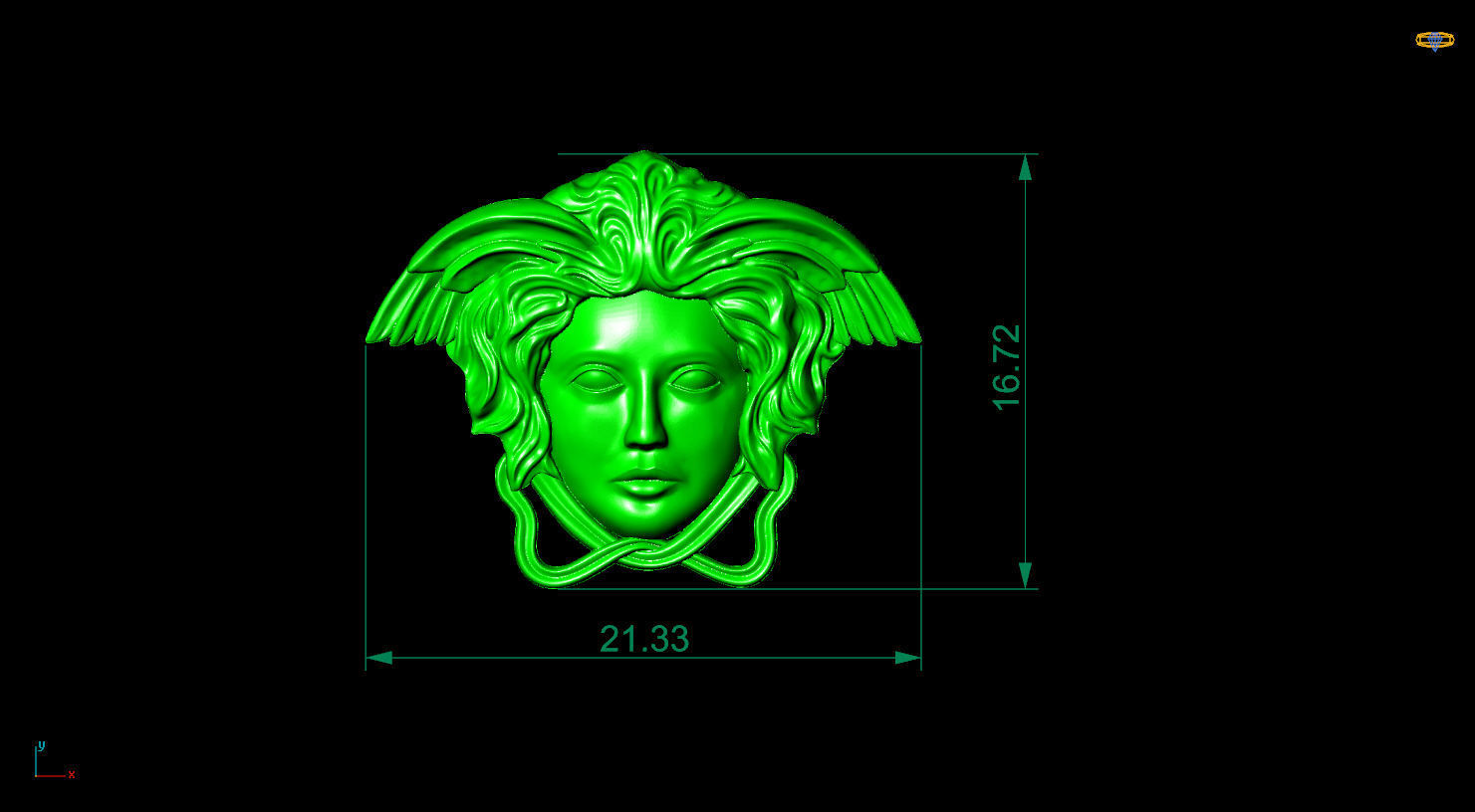 versace logo 3D model 3D print model 3D model 3D printable | CGTrader