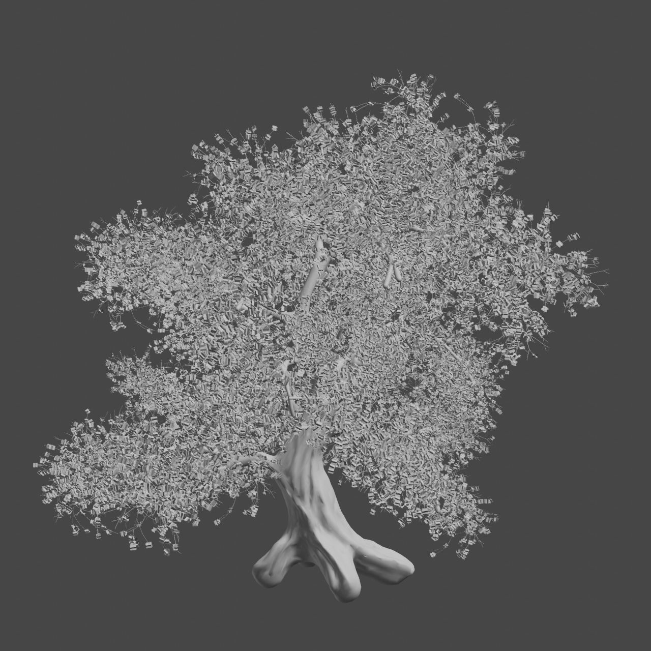 Free old blossoming tree free 3D model | CGTrader